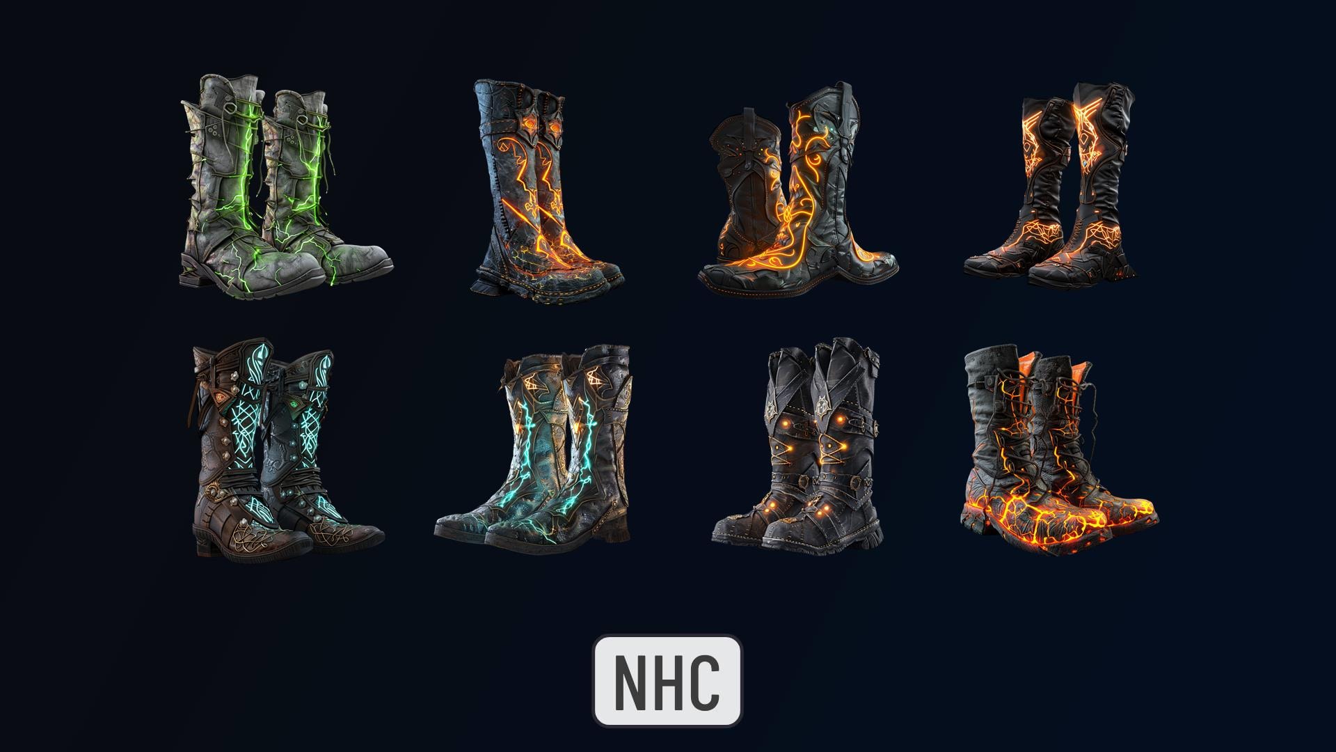 Nhc Magic Boots In 2d Assets Ue Marketplace