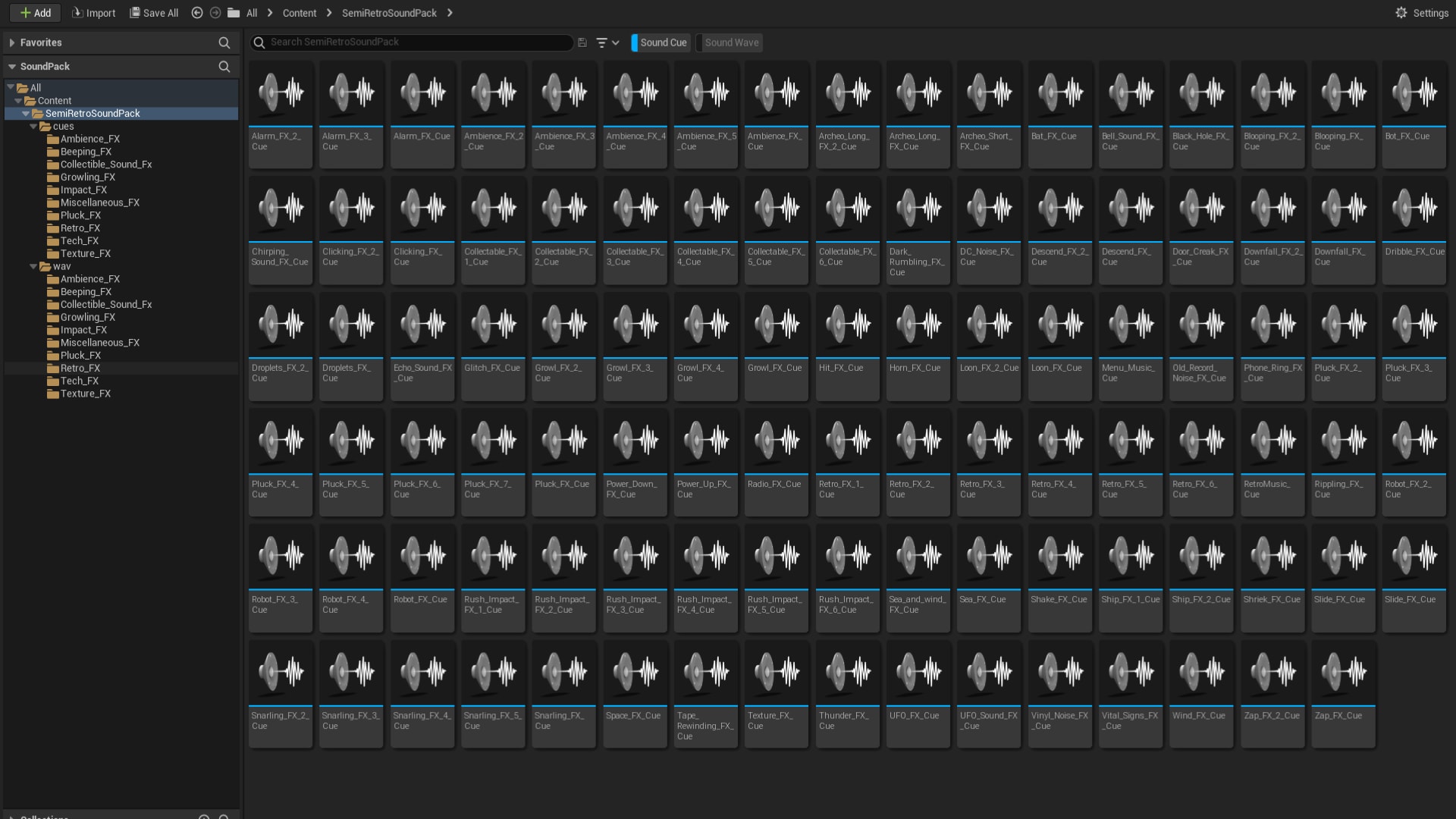 Semi-Retro Soundpack in Sound Effects - UE Marketplace