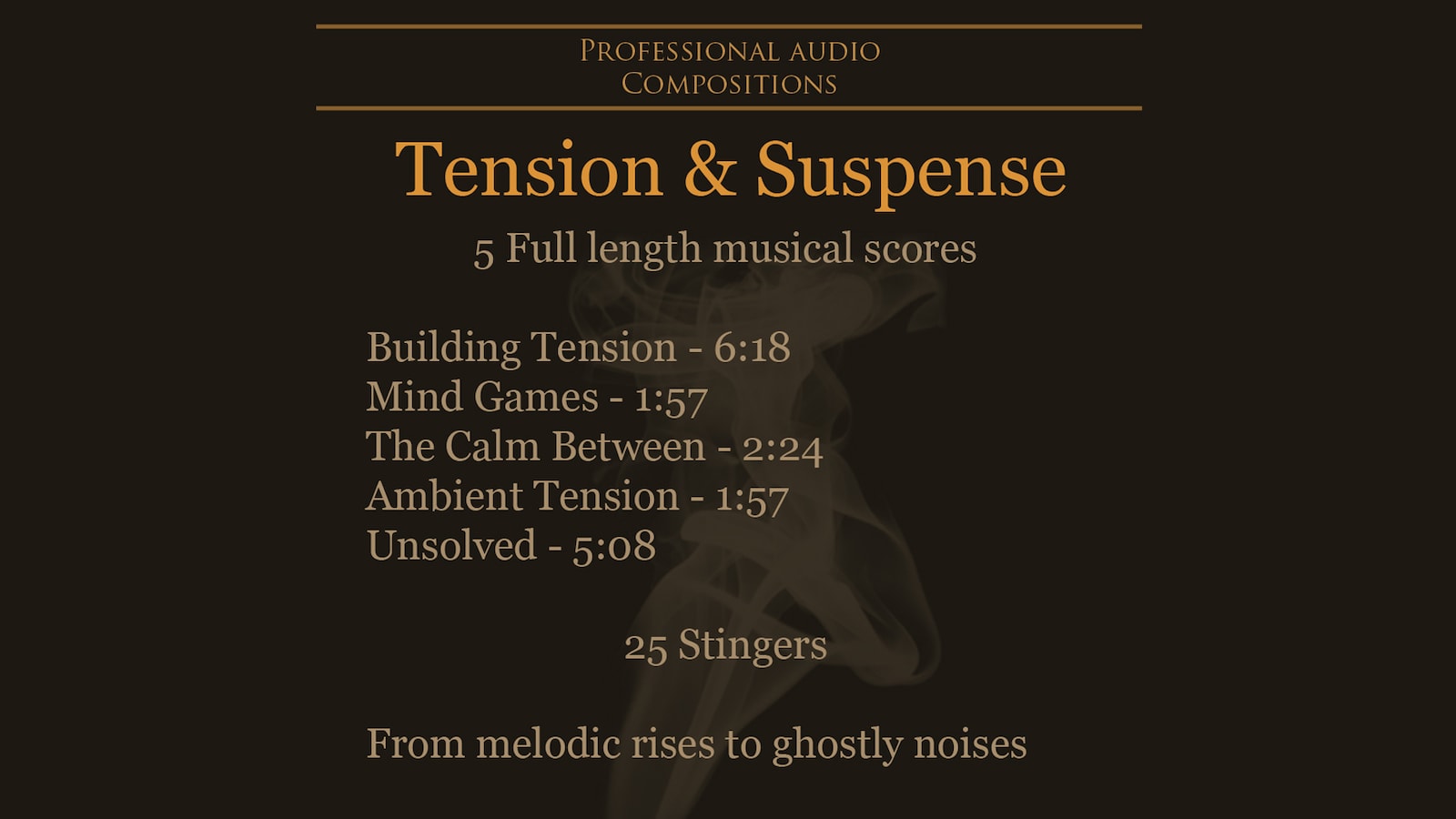 Tension and Suspense Music Pack in Music - UE Marketplace