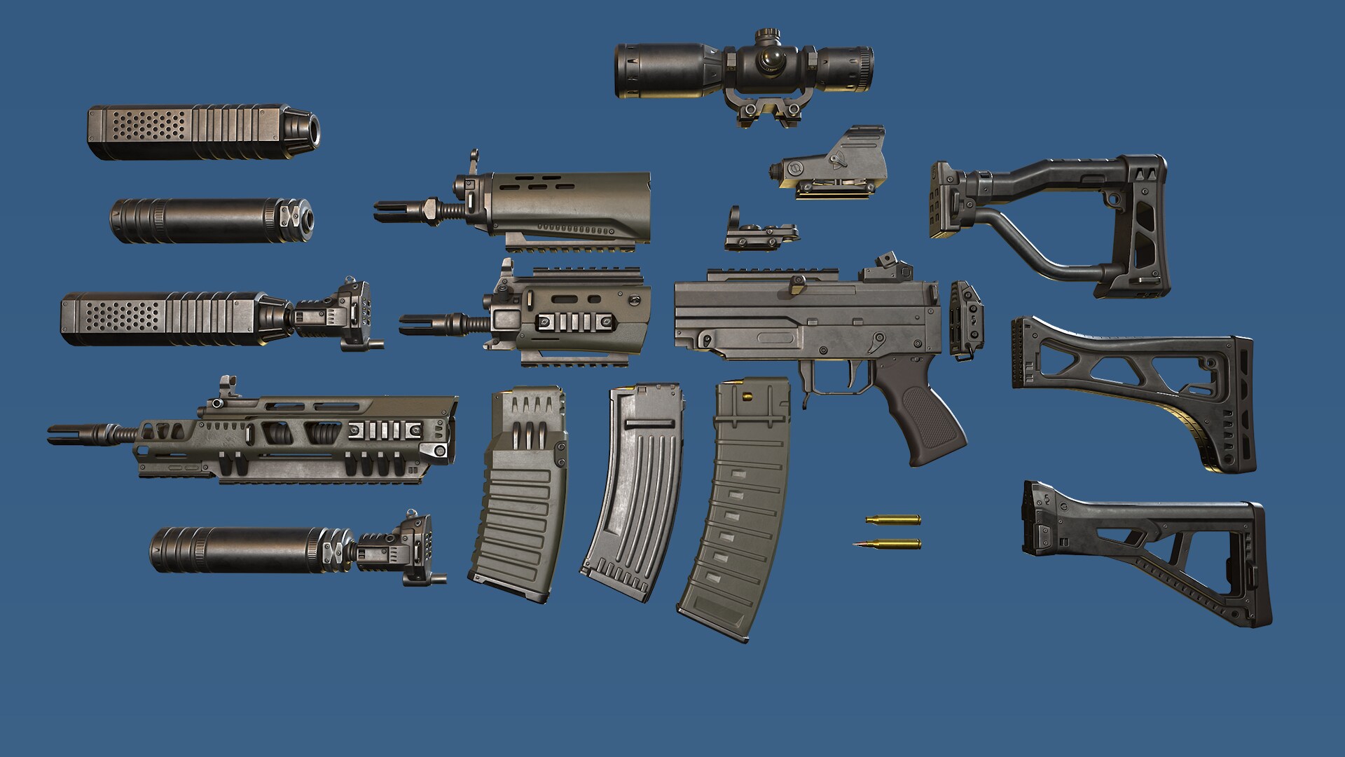 Modular Weapon in Weapons - UE Marketplace