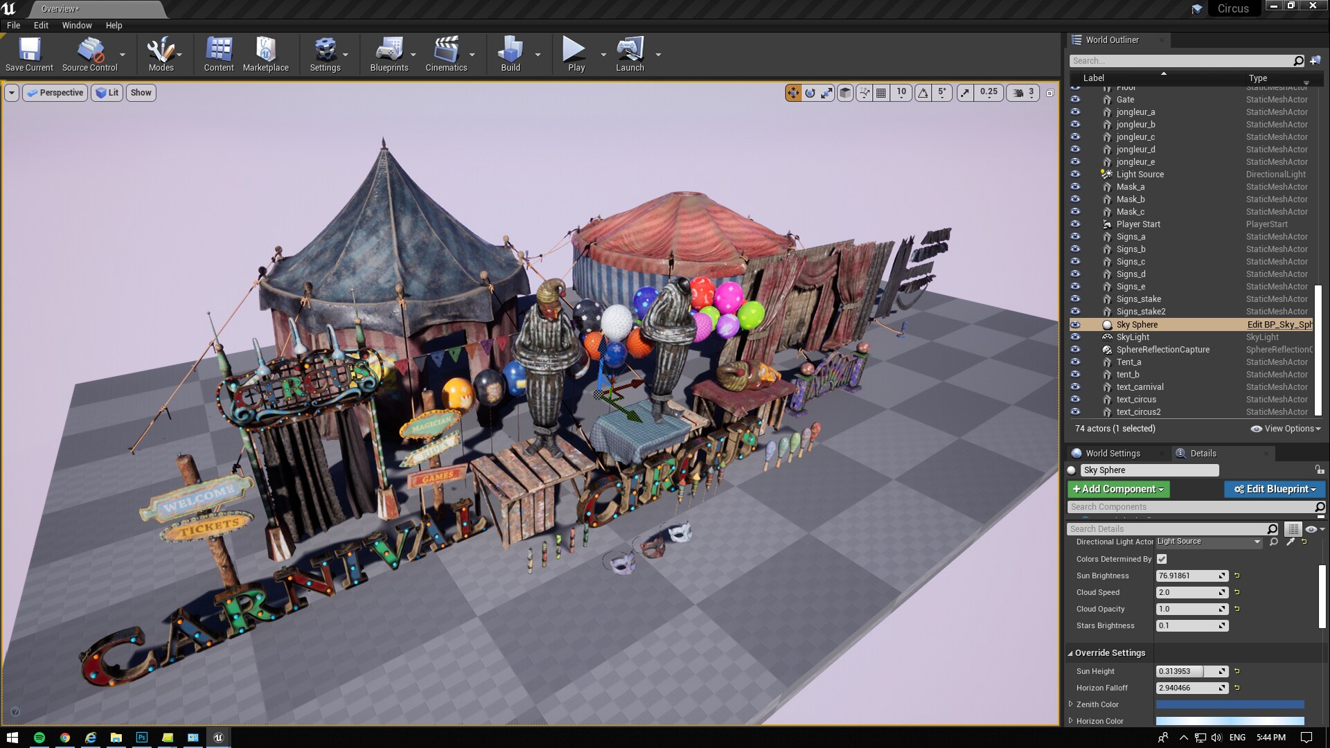 Abandoned Carnival Circus in Props - UE Marketplace