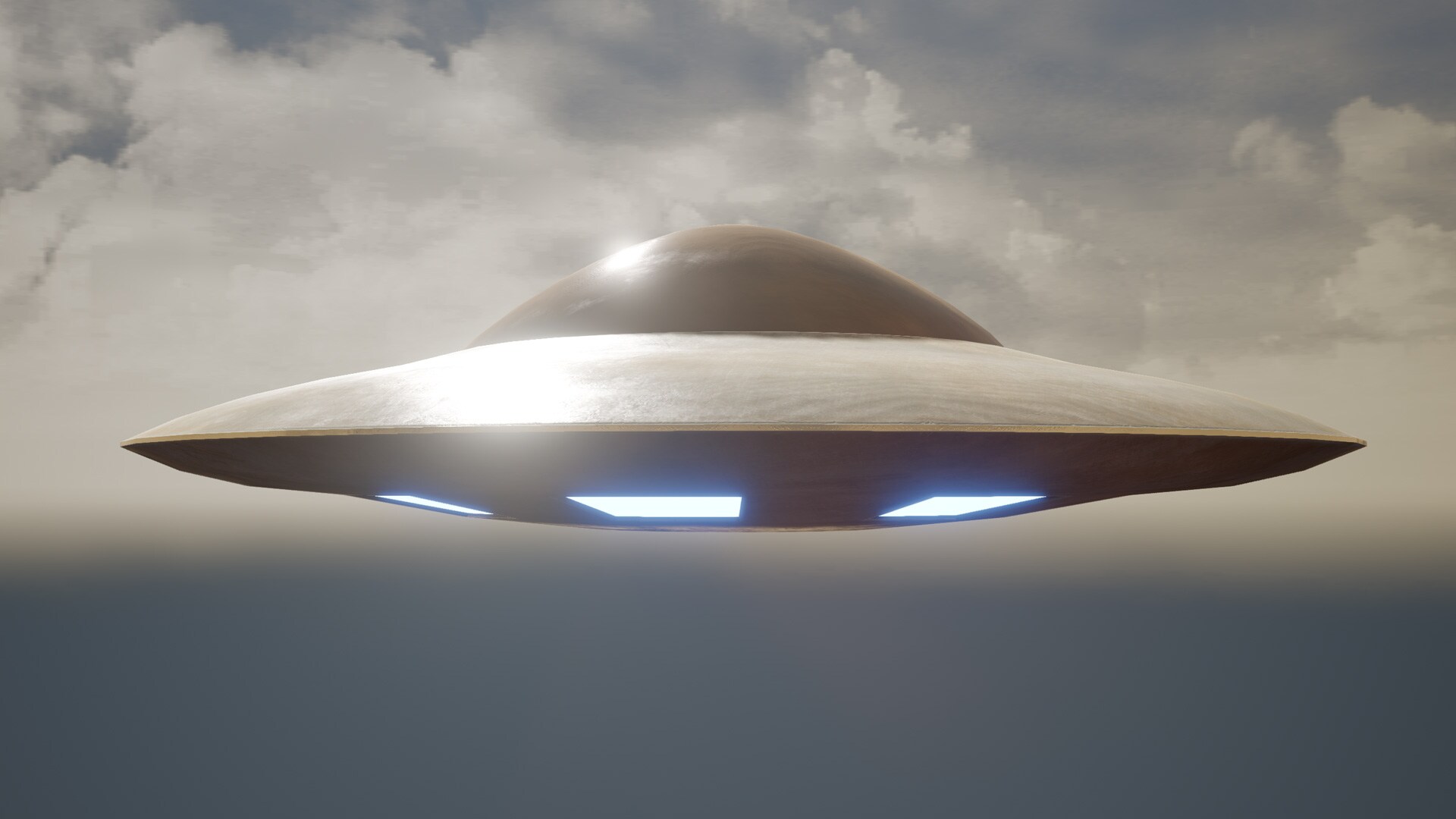 UFO KIT BASH 1 16 Low Poly PBR UFOs in Props - UE Marketplace