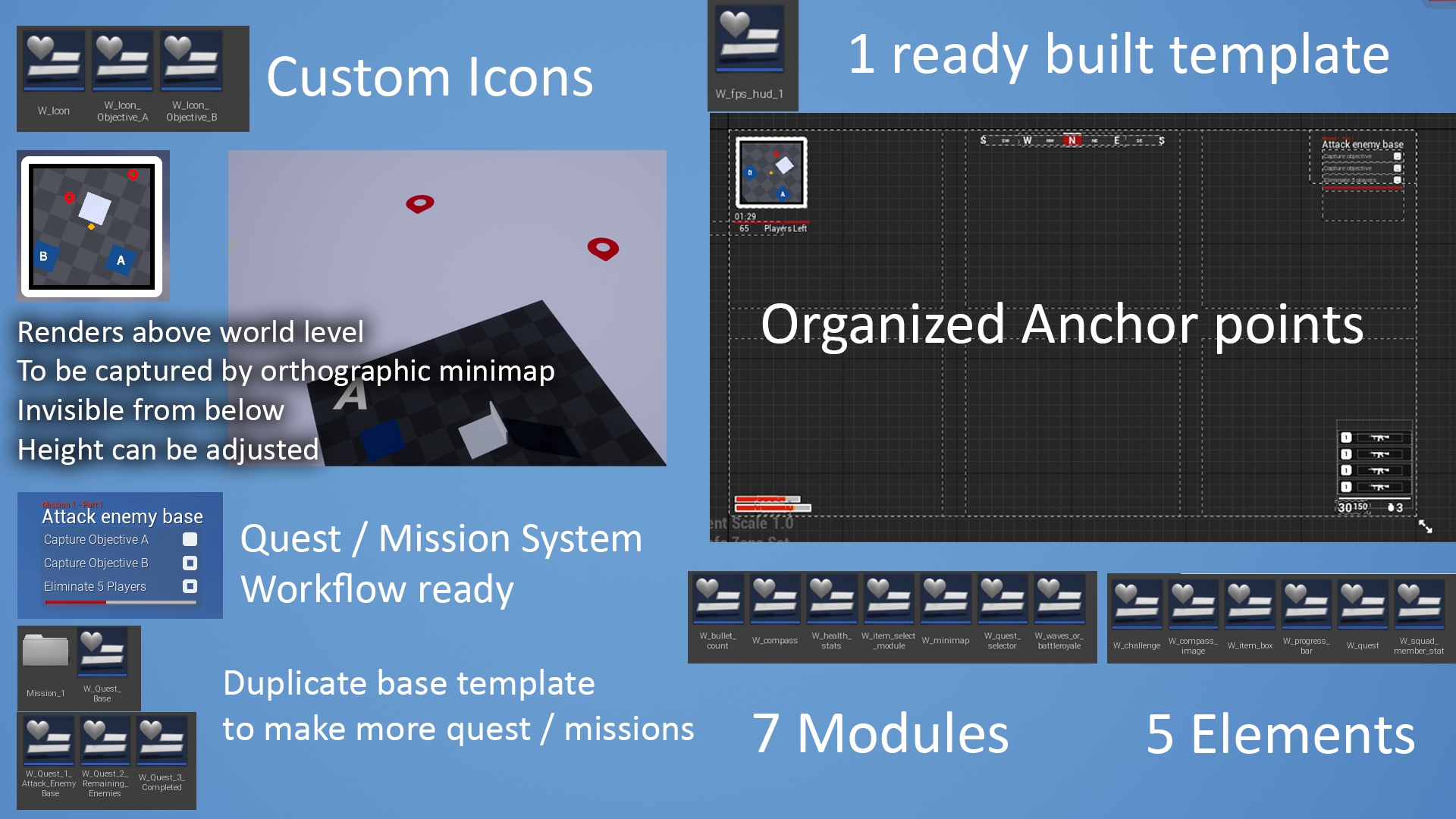 Fps Hud Kit With Template In Blueprints Ue Marketplace
