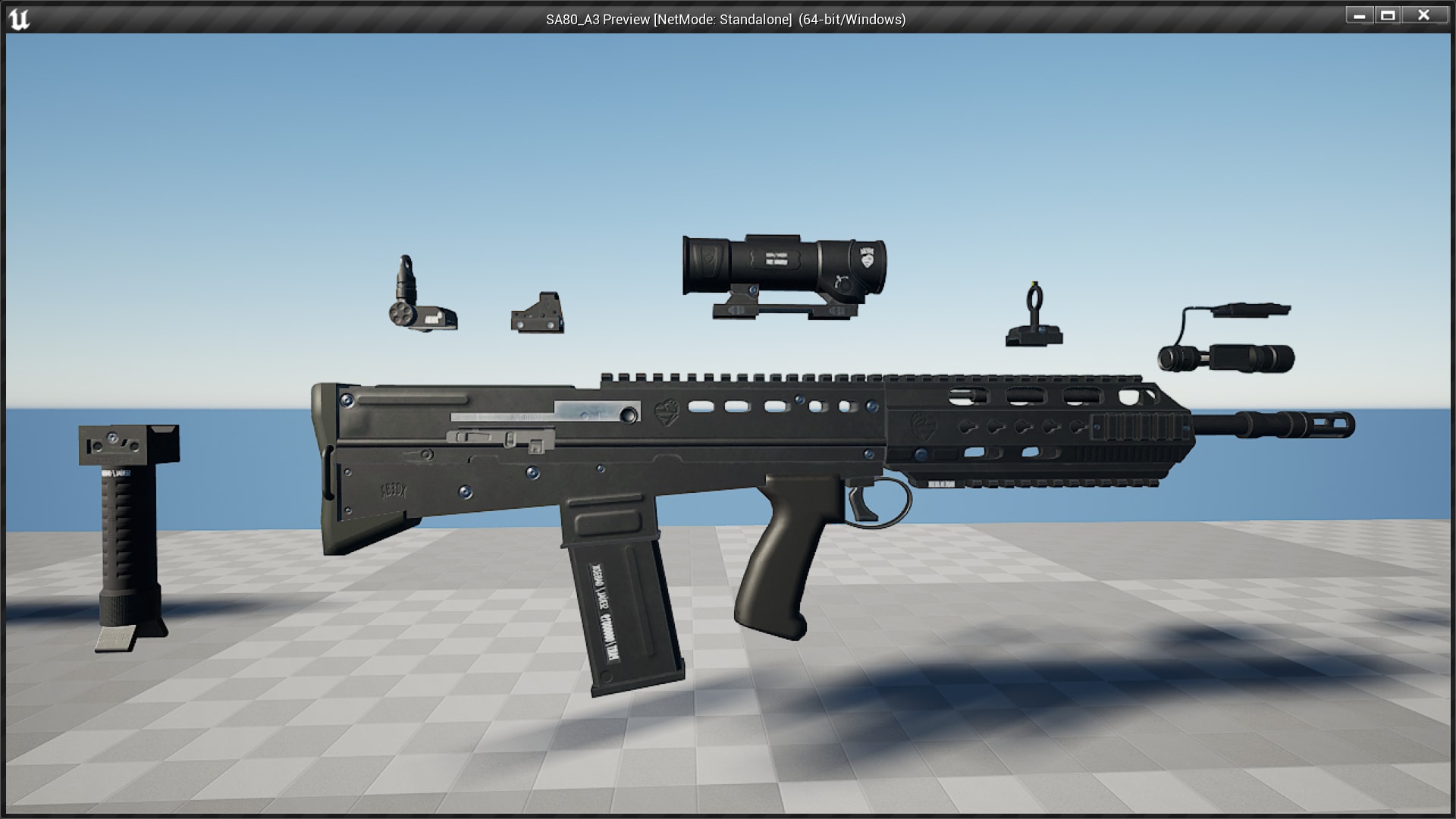 SA80 A3 Weapon in Weapons - UE Marketplace