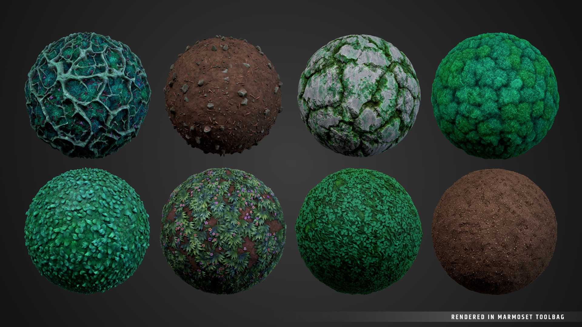 Stylized Fantasy Jungle Materials Pack in Materials - UE Marketplace