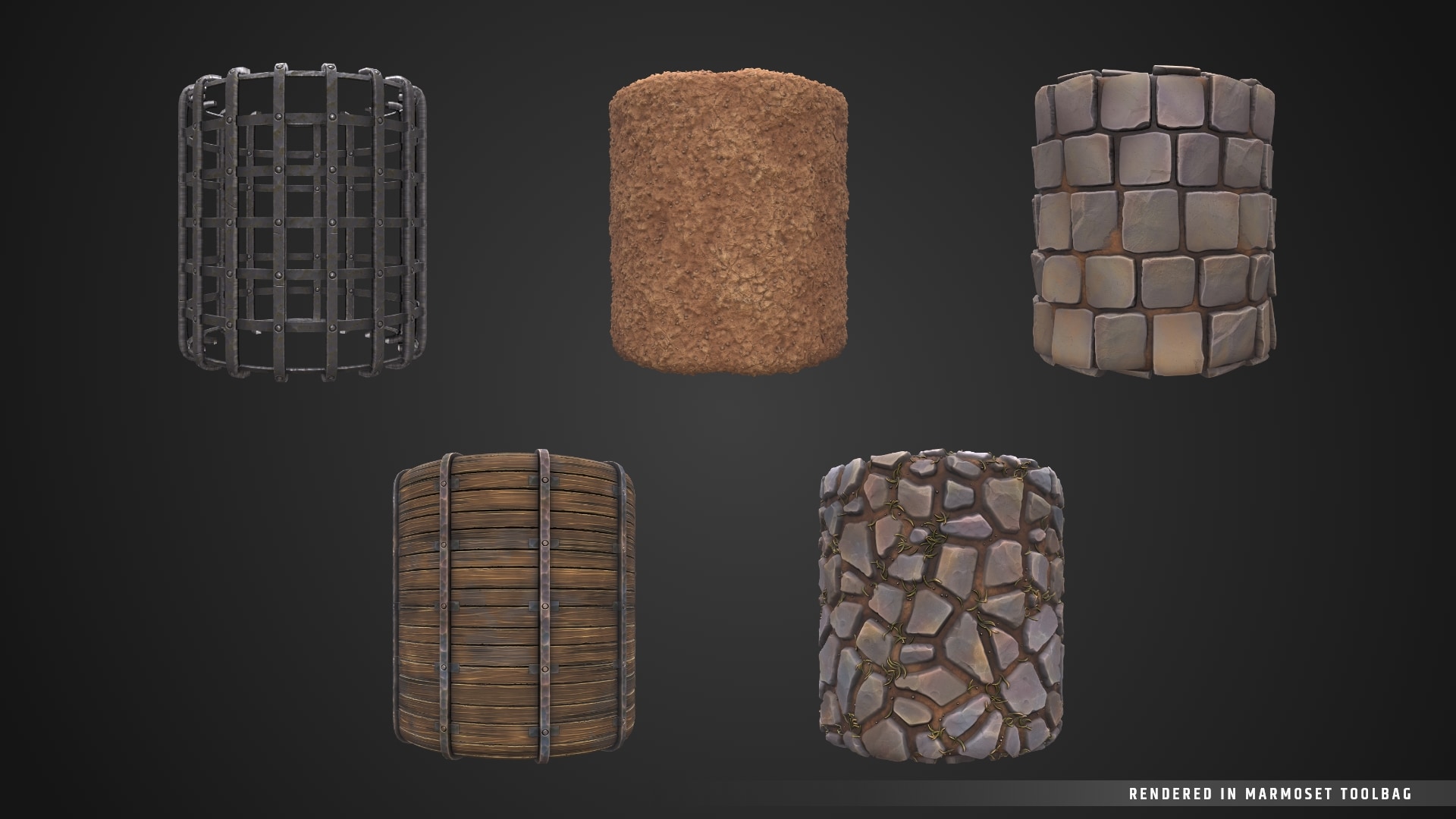 Stylized Fantasy Material Bundle in Materials - UE Marketplace