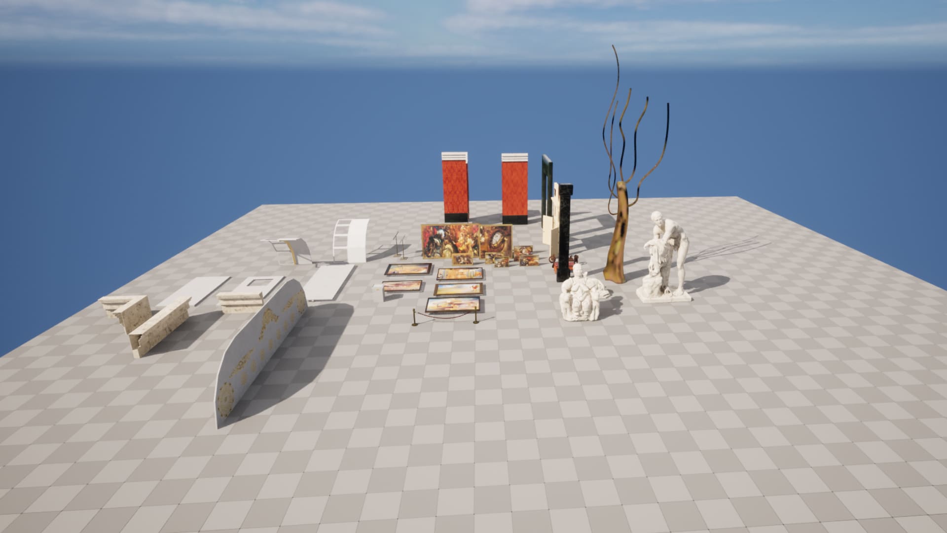 Art Gallery Showroom in Environments - UE Marketplace
