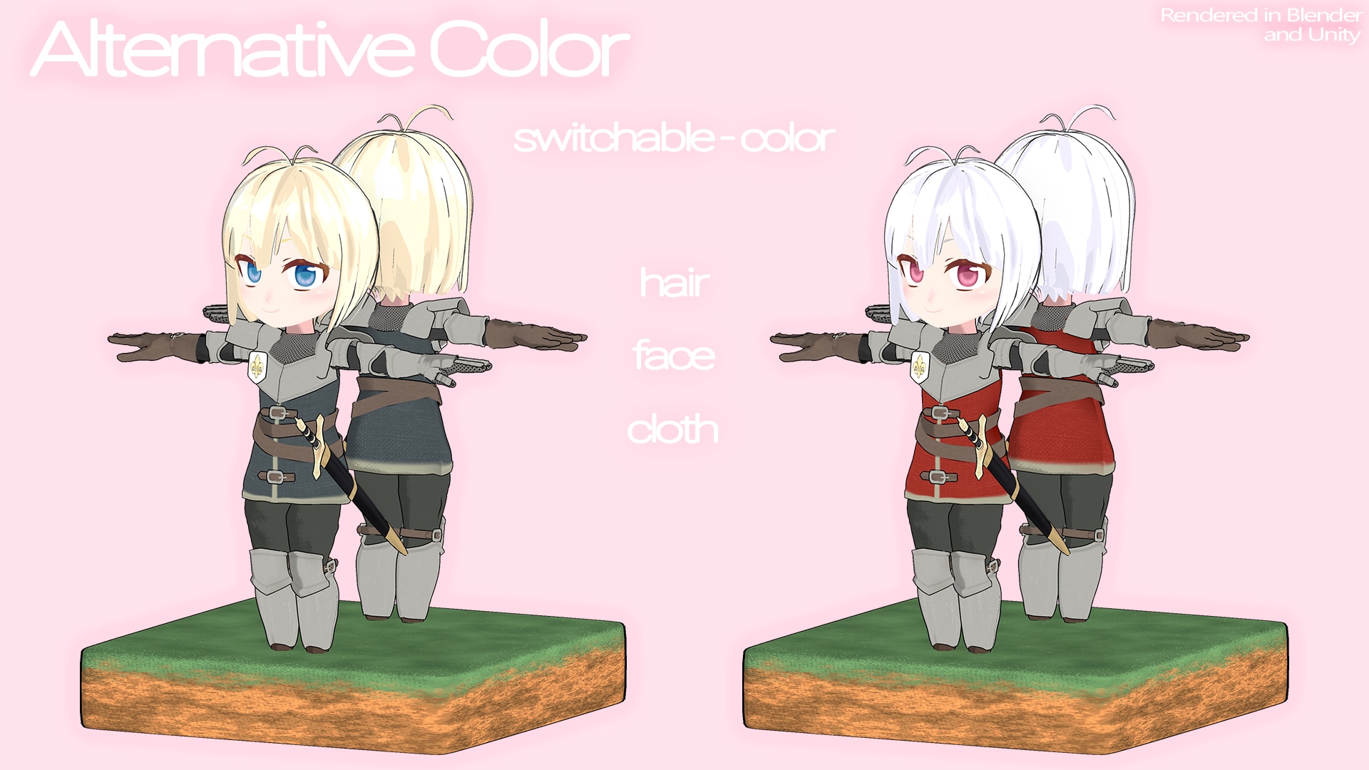 Knight Chan! (Humanoid 3D Character) in Characters - UE Marketplace