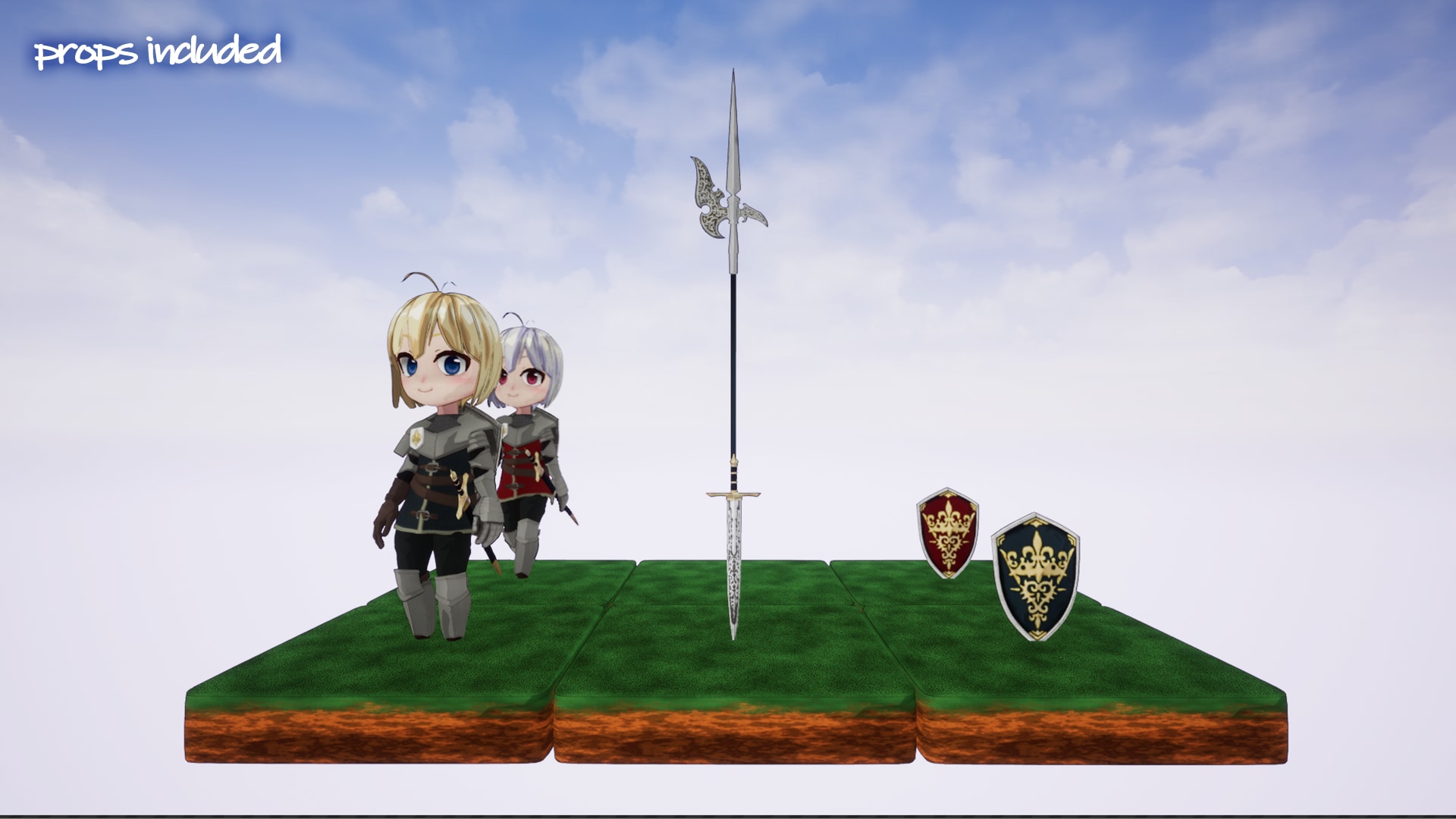 Knight Chan! (Humanoid 3D Character) in Characters - UE Marketplace