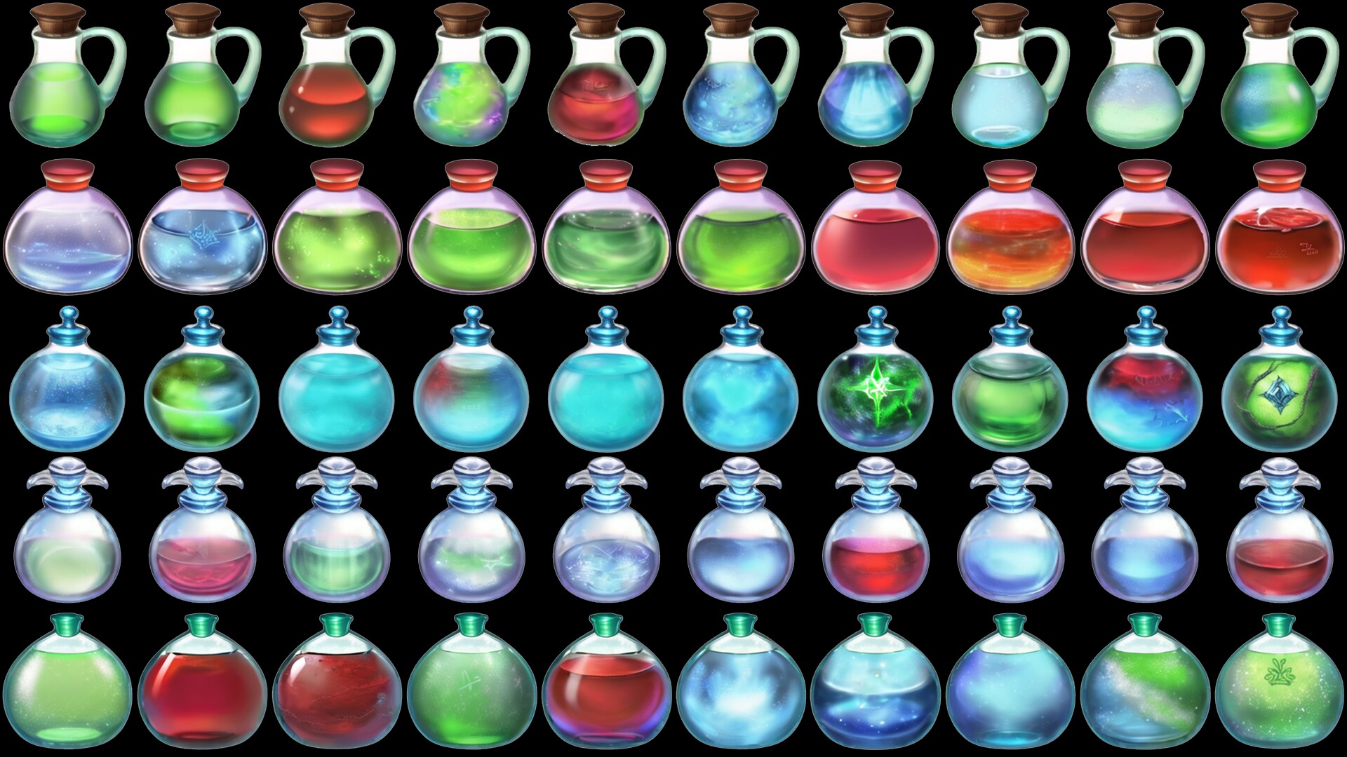 Potion Icons Pack1 in 2D Assets - UE Marketplace