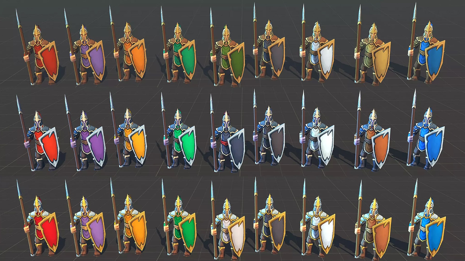 Toon RTS Units - Elves：キャラクター - UE マーケットプレイス