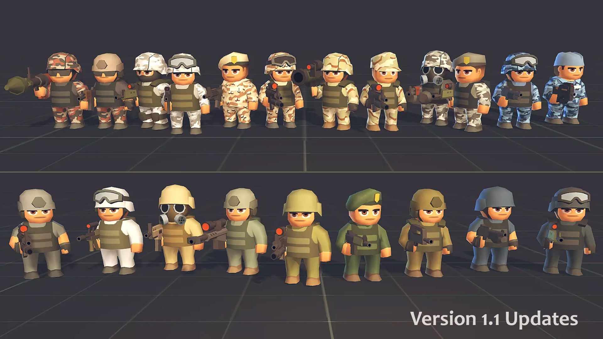 Toony Tiny Soldiers in Characters - UE Marketplace