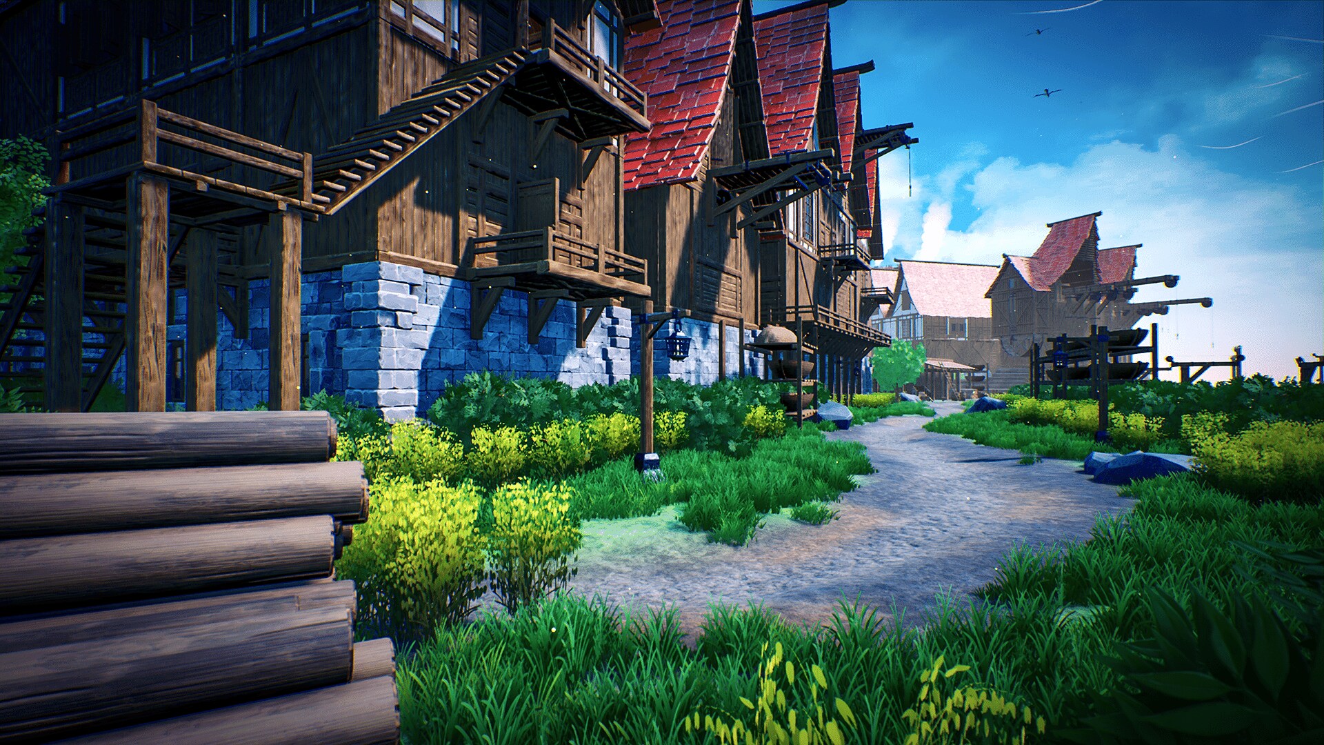 Modular Medieval Docks / Harbor (Medieval Town, Stylized Town, Town ...