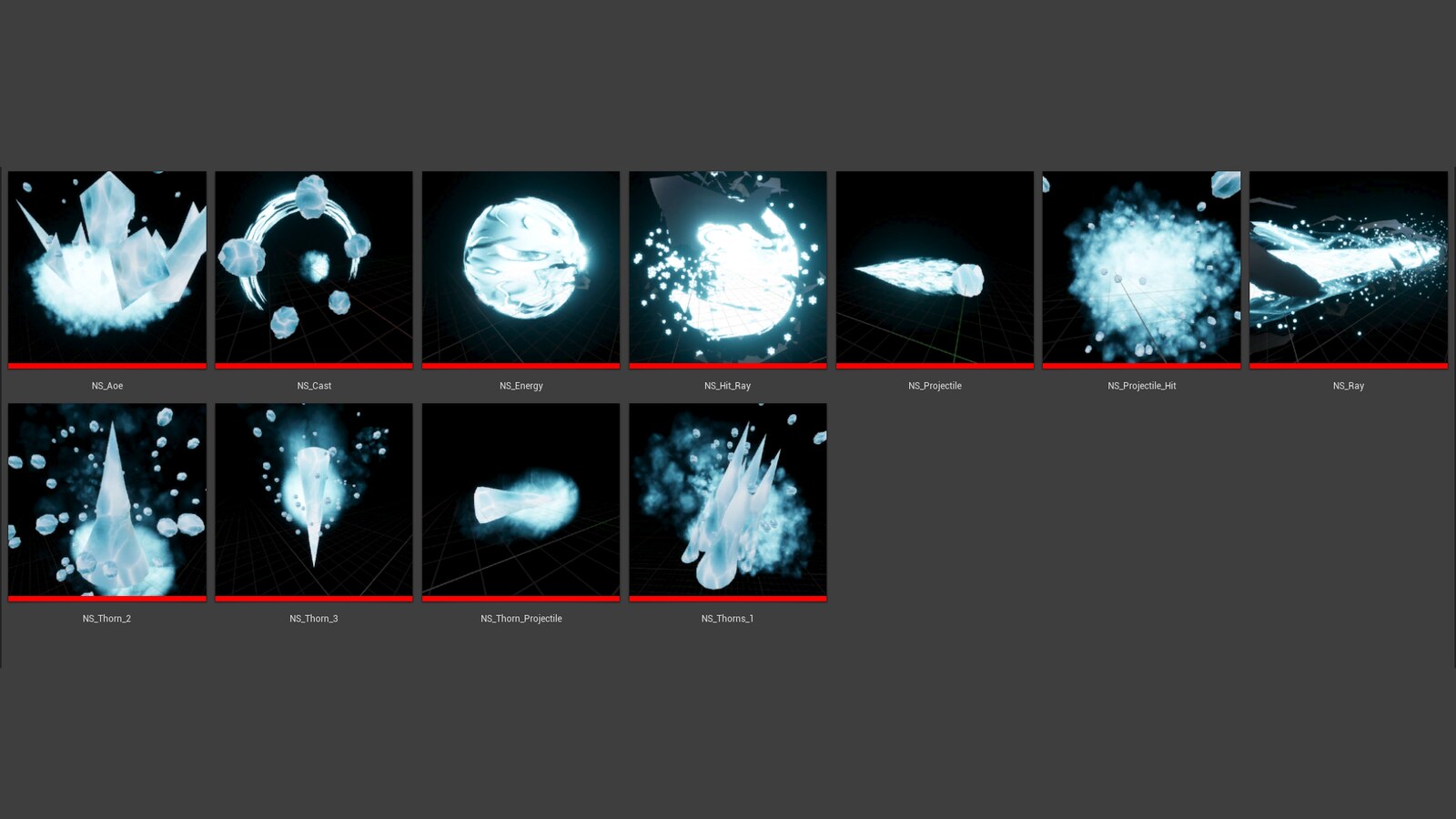 Niagara Ice Skill Vfx Set Vol. 1 in Visual Effects - UE Marketplace