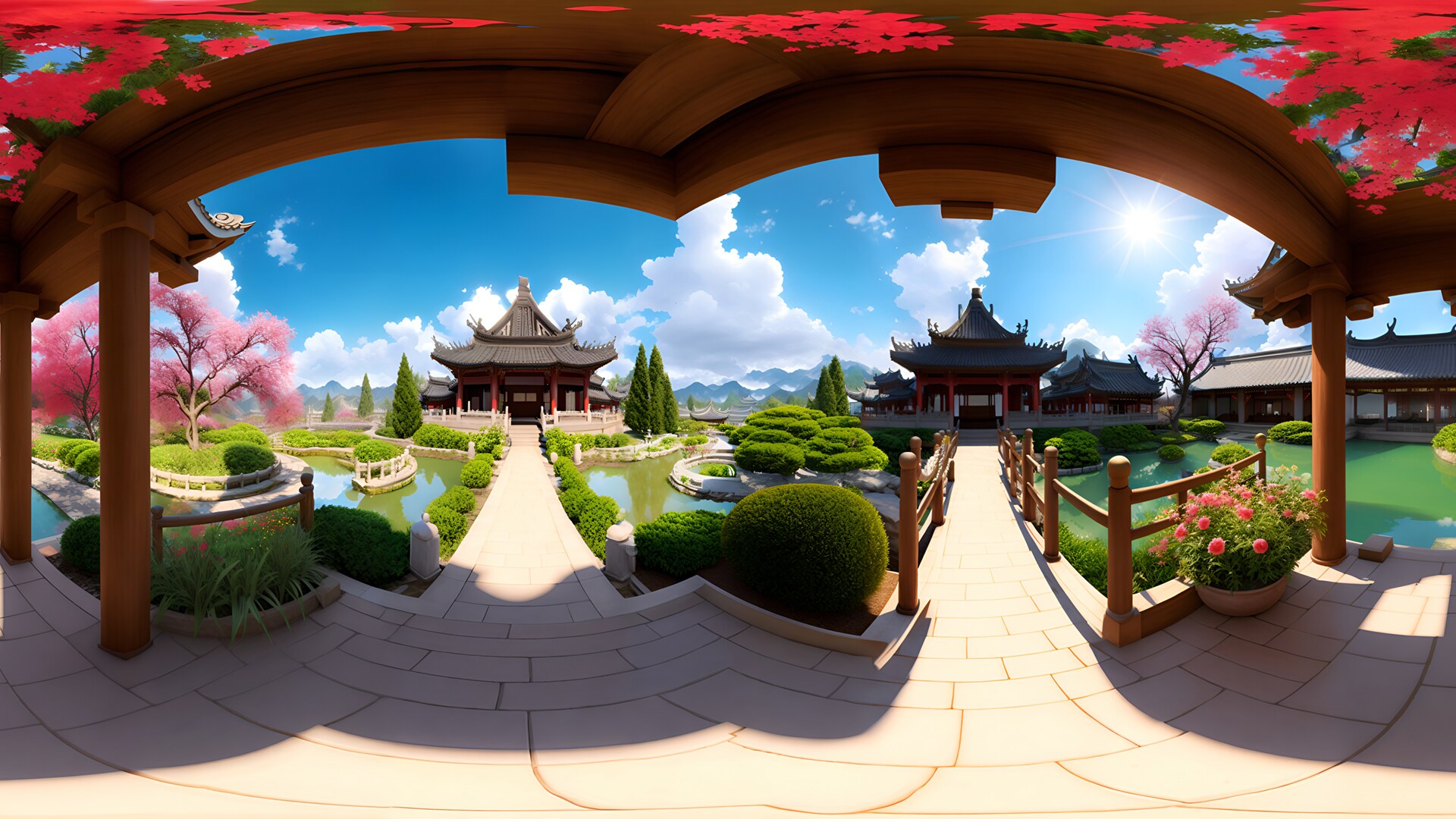 HDRI Chinese Garden - 8k in Textures - UE Marketplace