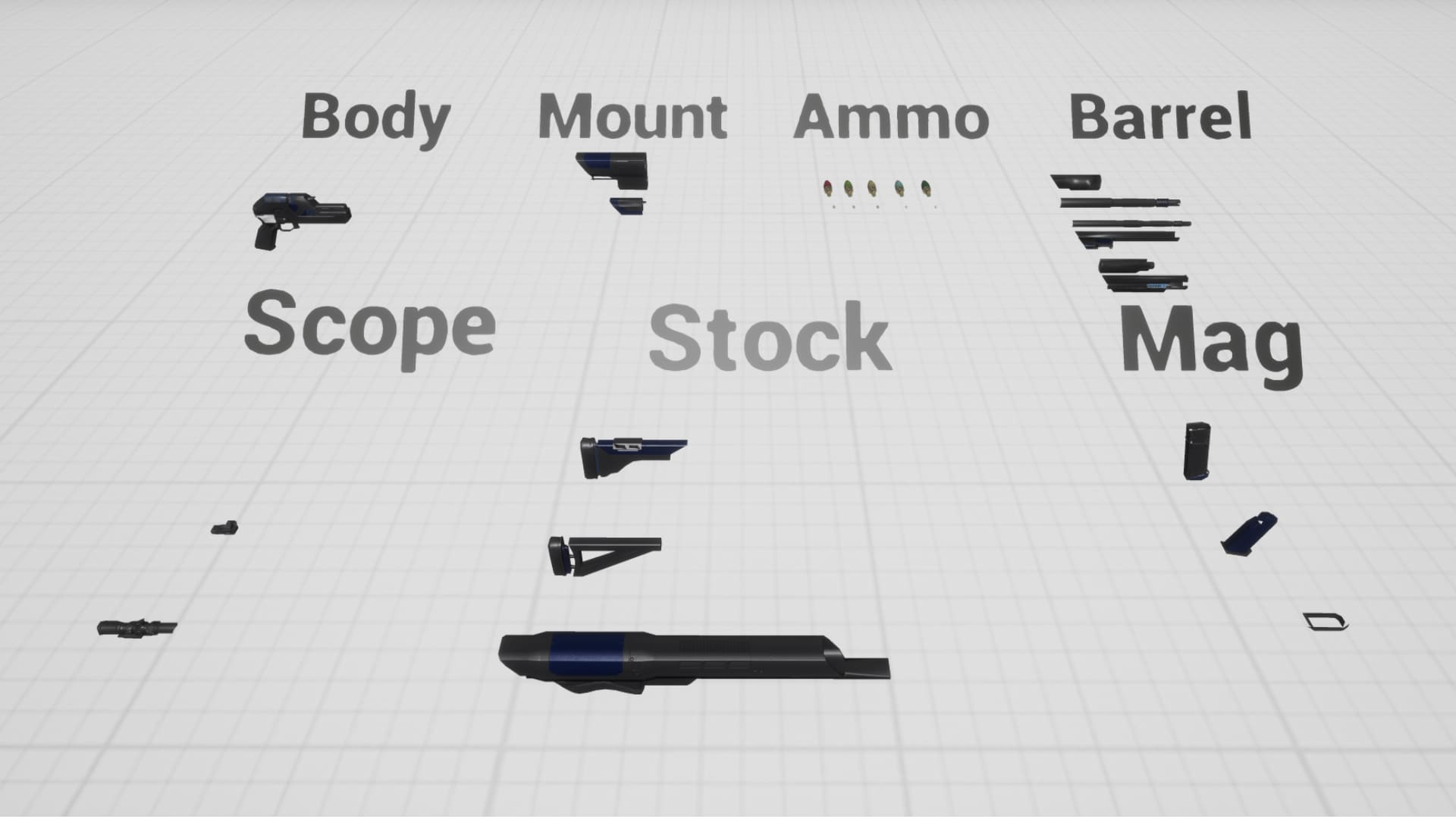 Procedural Weapons - Guns - Alpha Class in Blueprints - UE Marketplace