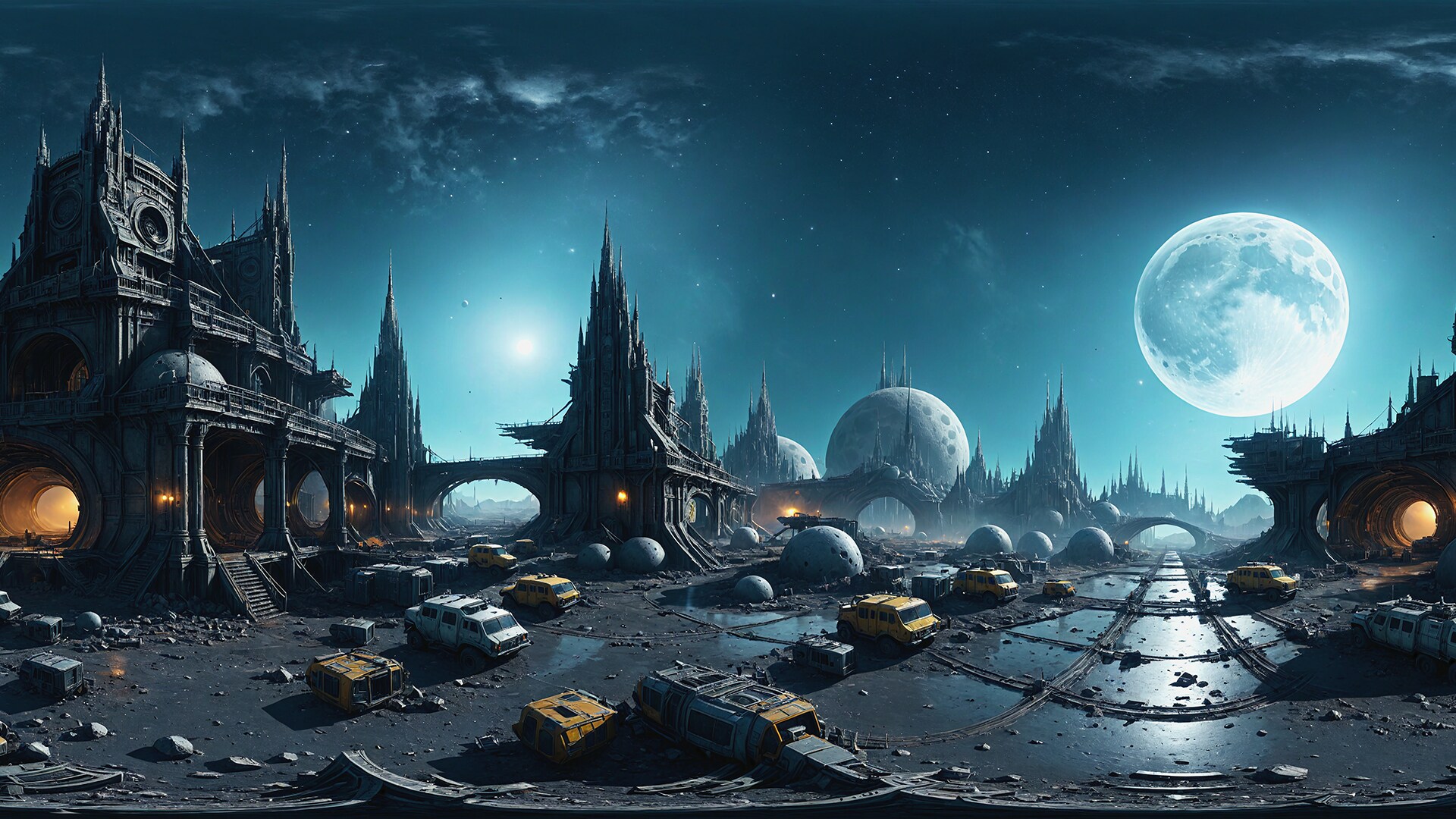 50 HDRI Post-Apocalyptic Locations：テクスチャー - UE マーケットプレイス