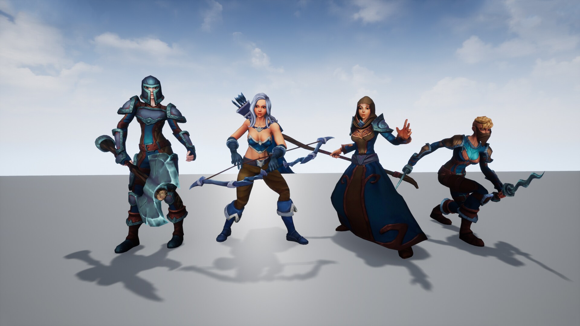 Stylized Fantasy Newbie Outfits Pack, 카테고리 캐릭터 - UE 마켓플레이스