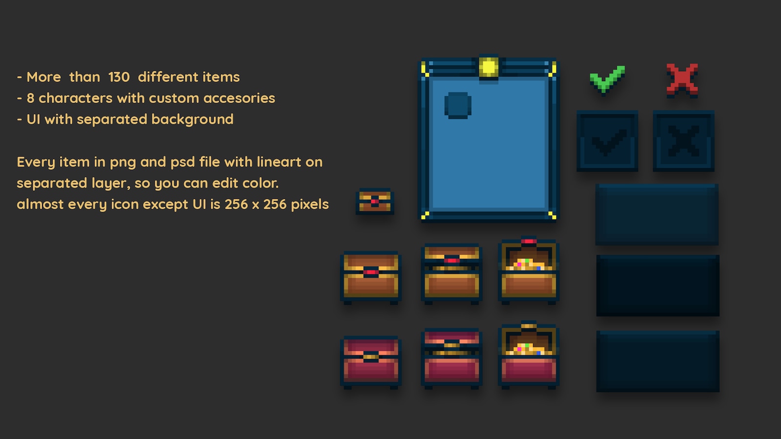 Pixel Art Pack in 2D Assets - UE Marketplace