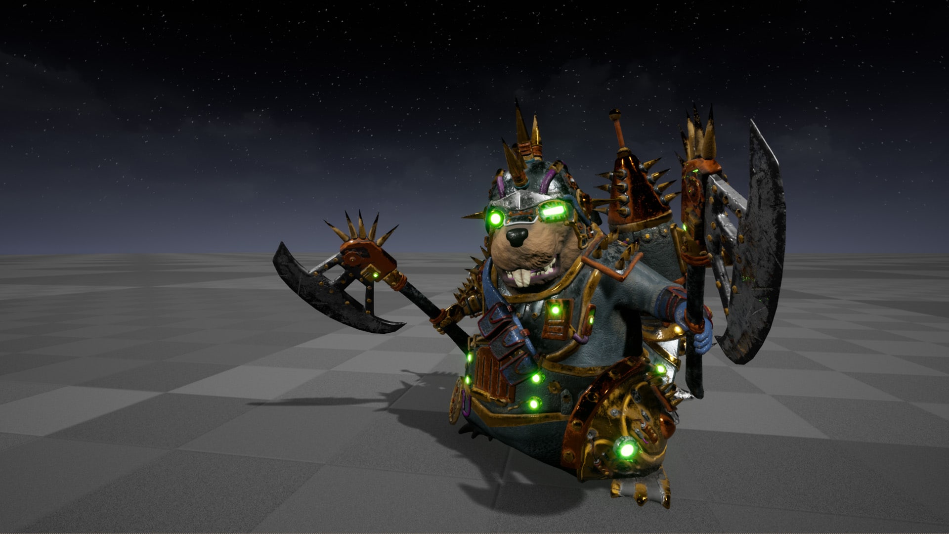 [RPG Animset] Steampunk Beaver - Fight & Movement in Characters - UE ...