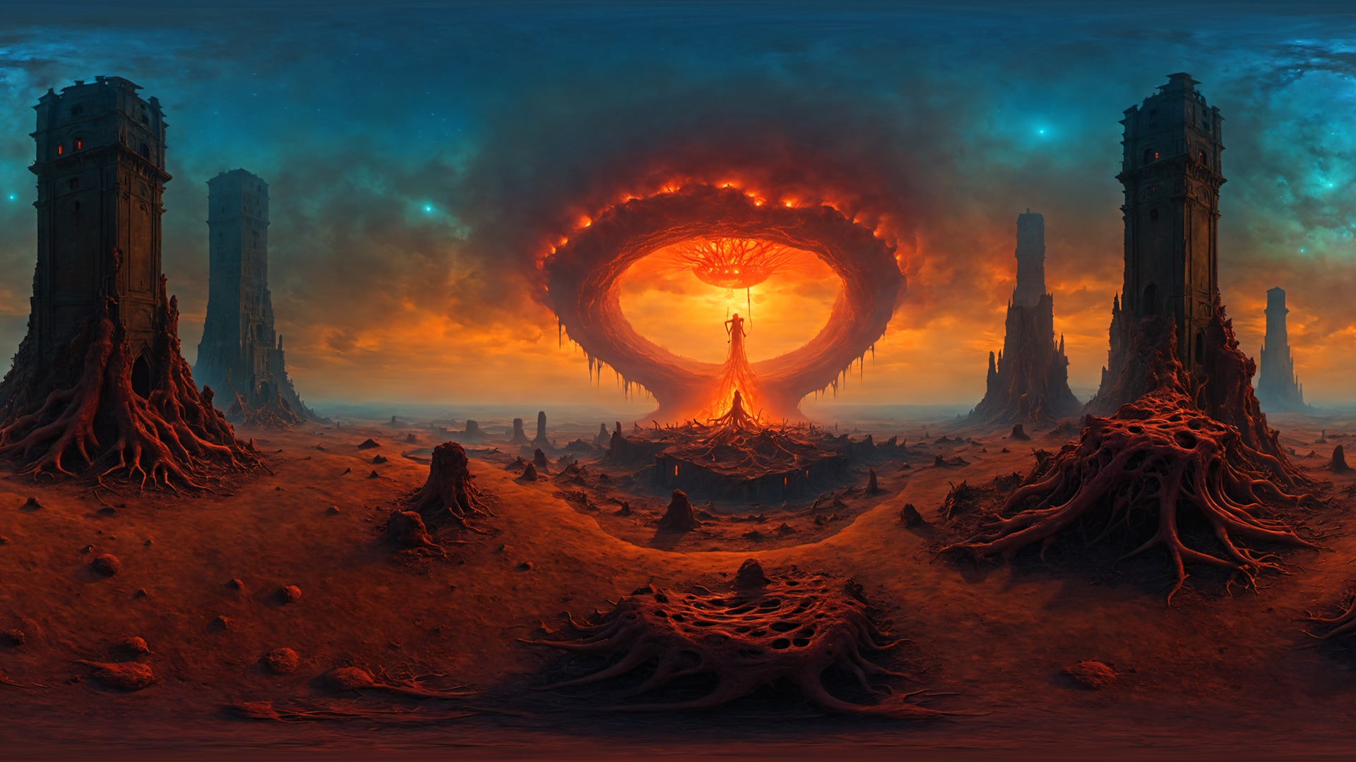 HDRI Hellscape Panoramas - 8k in Textures - UE Marketplace