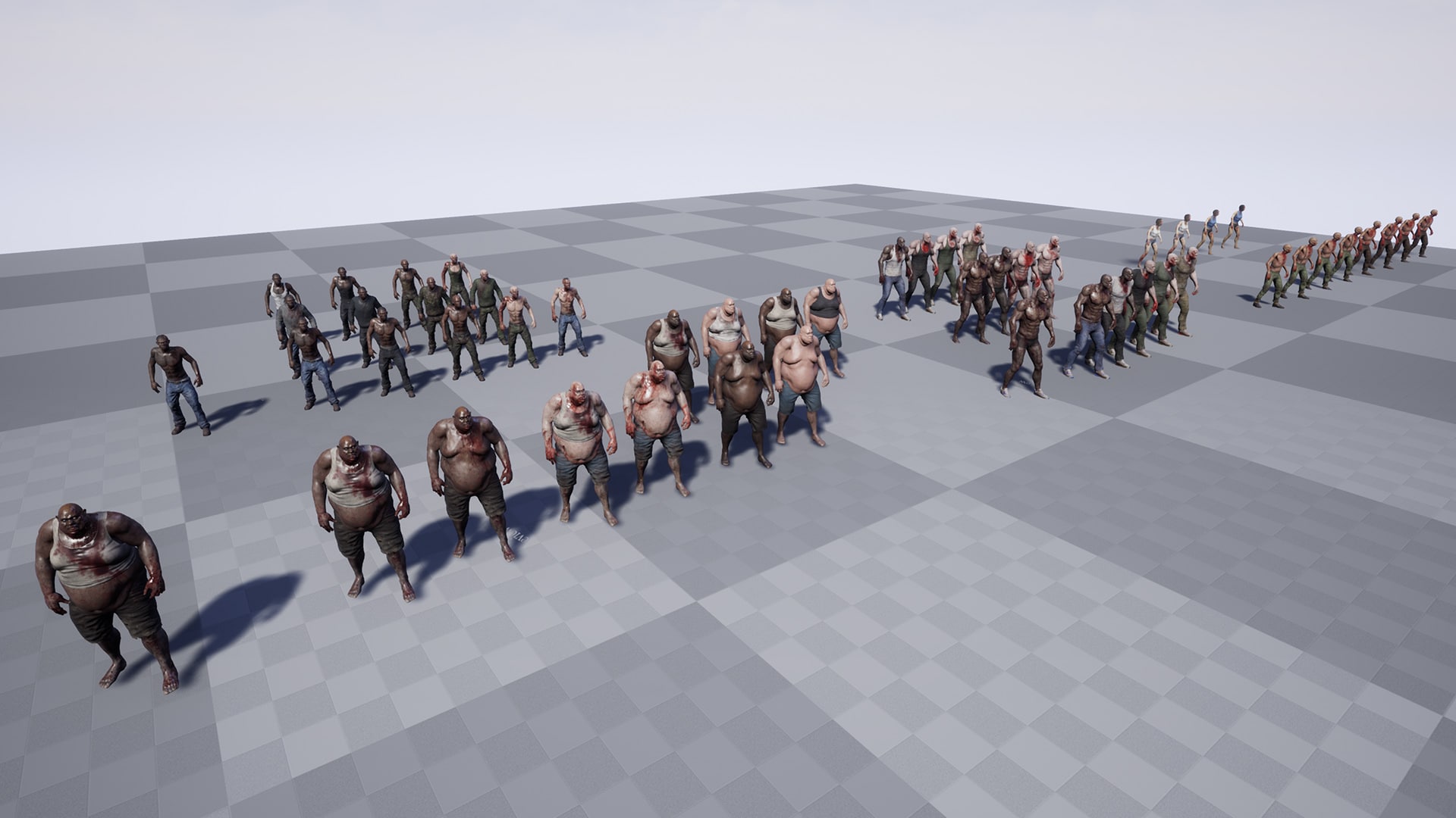 Zombie Pack V2 in Characters - UE Marketplace