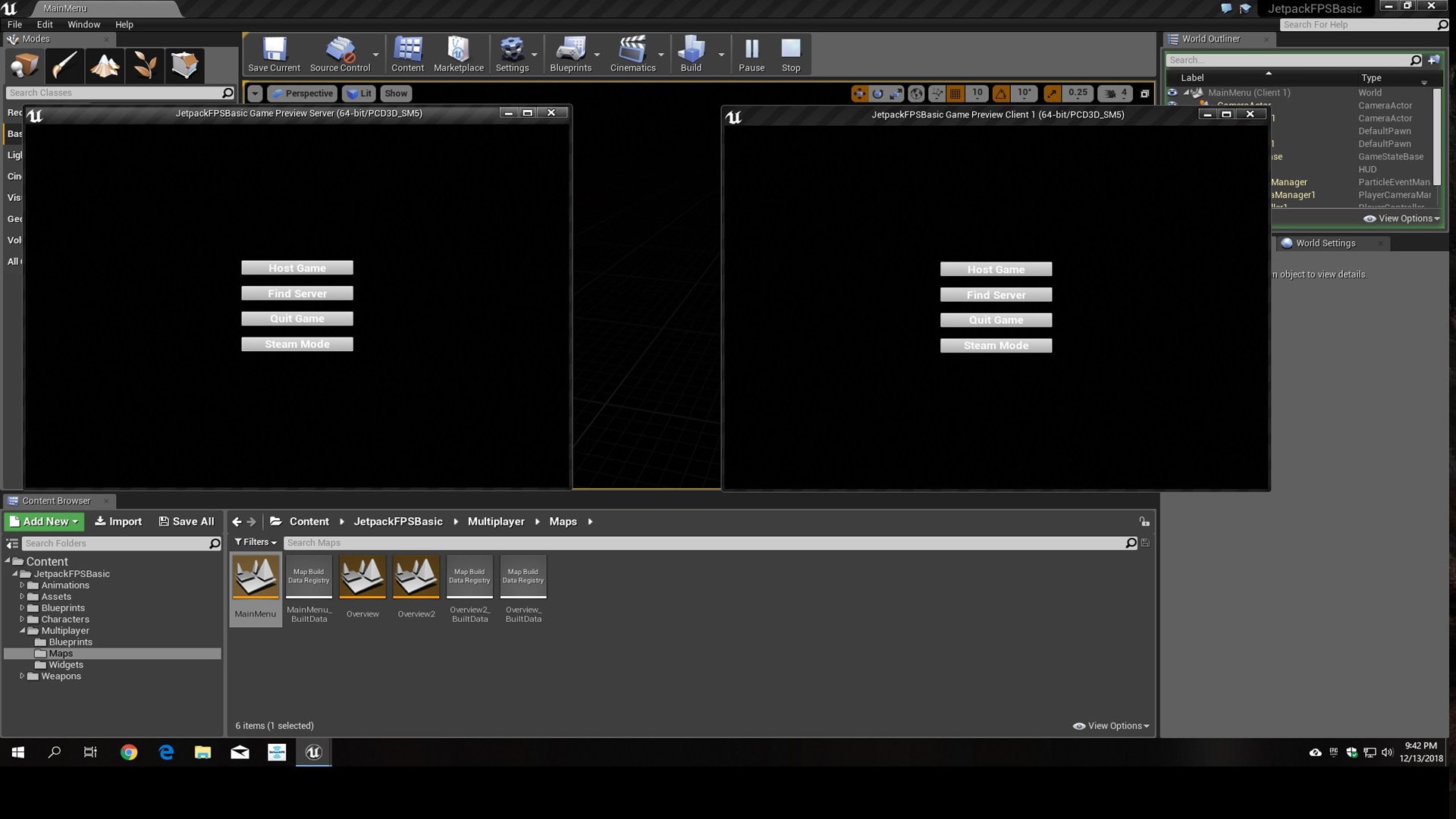 Jetpack FPS Basic in Blueprints - UE Marketplace