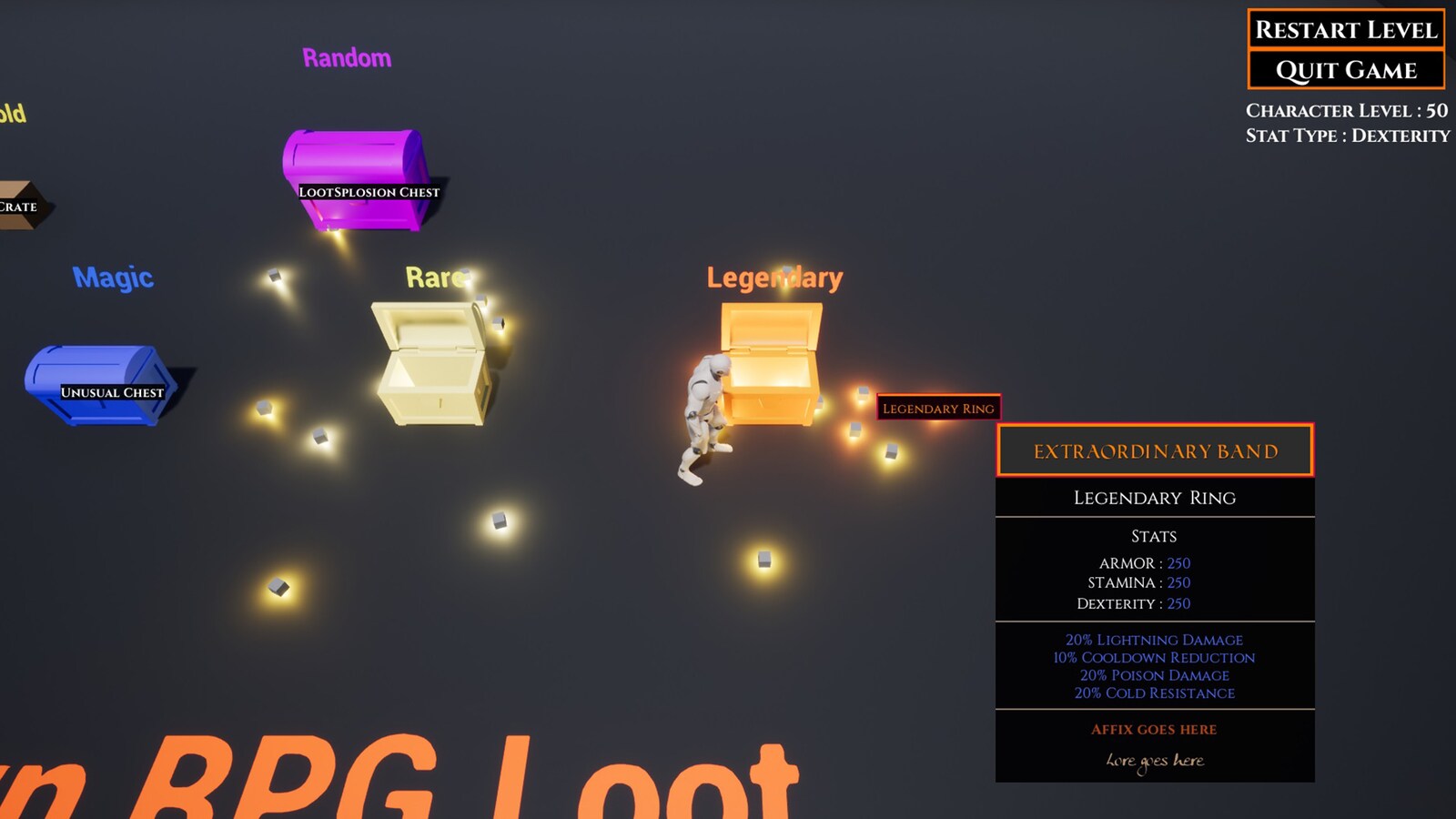 Top Down RPG Loot in Blueprints - UE Marketplace