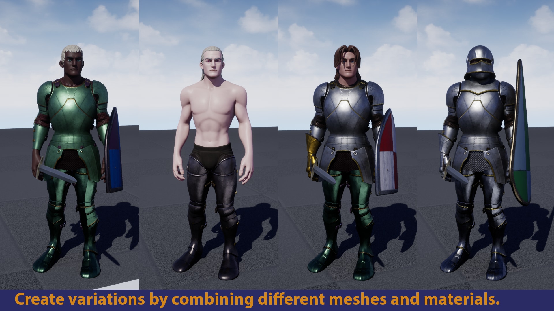Stylized Knight in Characters - UE Marketplace