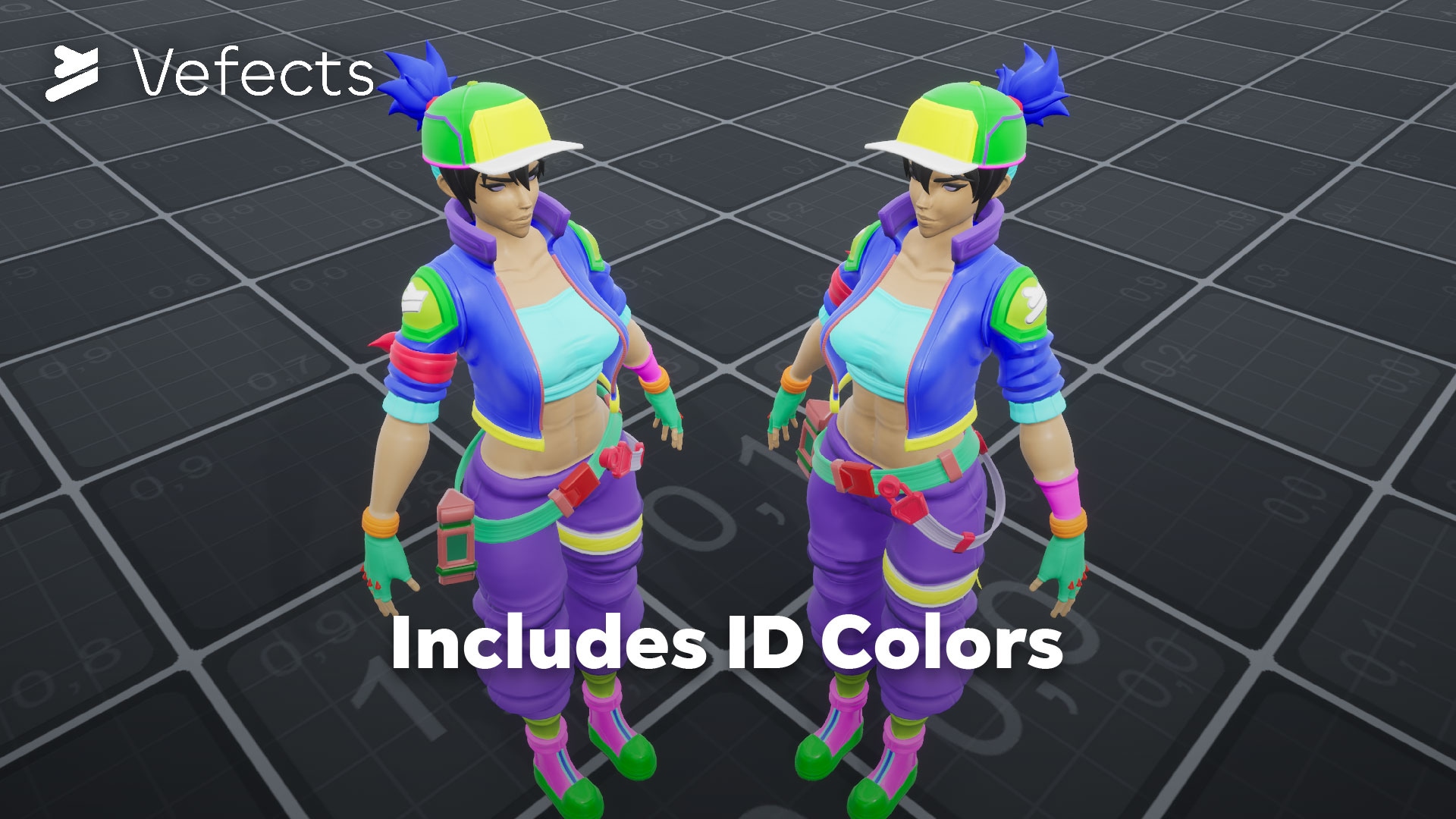 Stylized Female Character In Characters Ue Marketplace