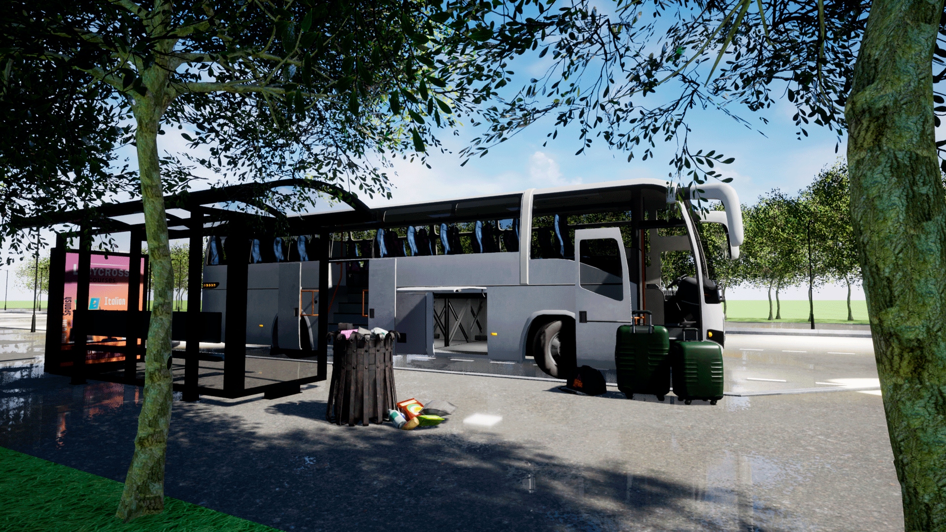 Vehicle Passenger Bus Asset Cloud