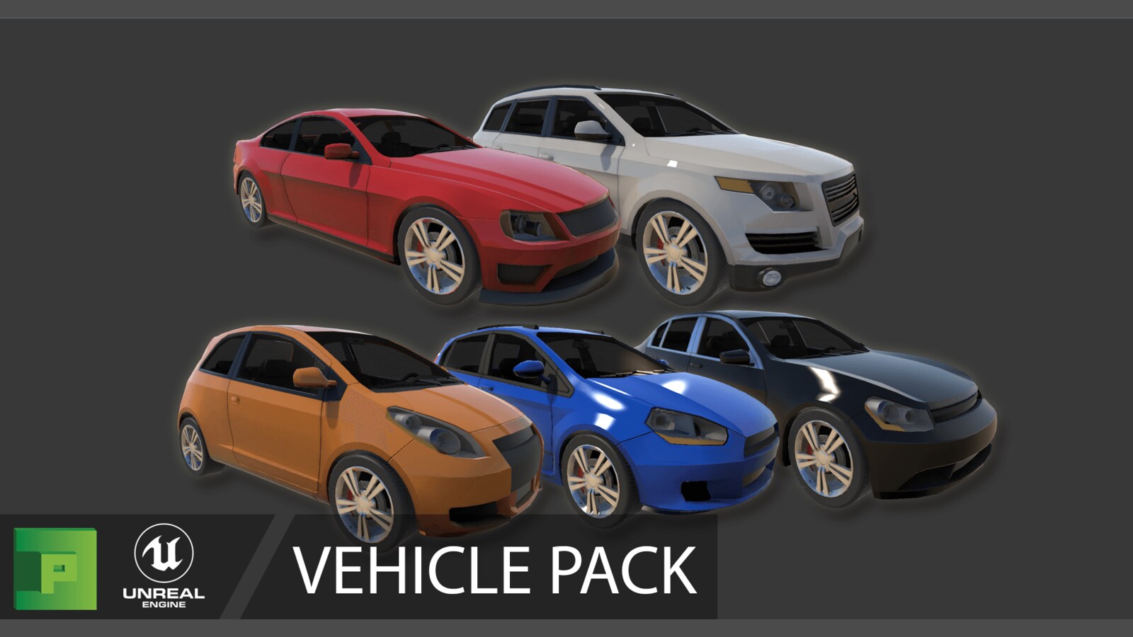 Vehicle Pack Vol.1 in Props - UE Marketplace