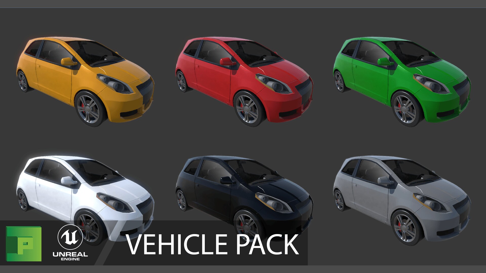 Vehicle Pack Vol.1 in Props - UE Marketplace
