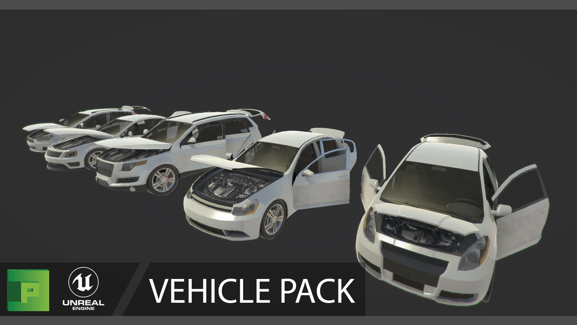 Vehicle Pack Vol.1 in Props - UE Marketplace