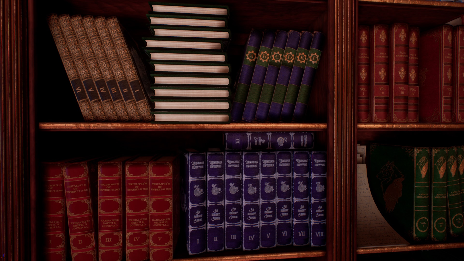 Victorian Library Bookcase