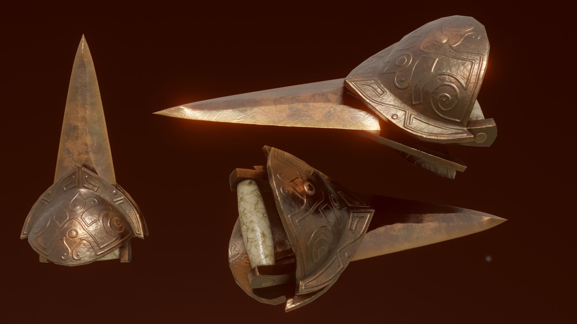 Copper Fantasy Weapon Set in Weapons - UE Marketplace