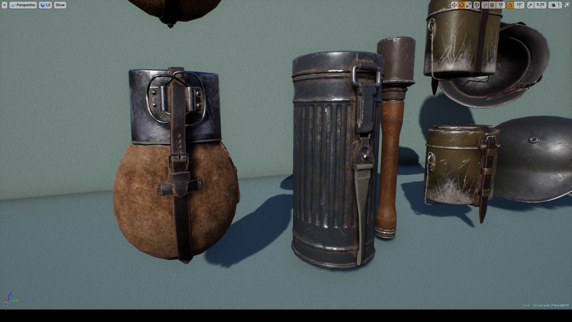 WWII German Equipment Set in Props - UE Marketplace