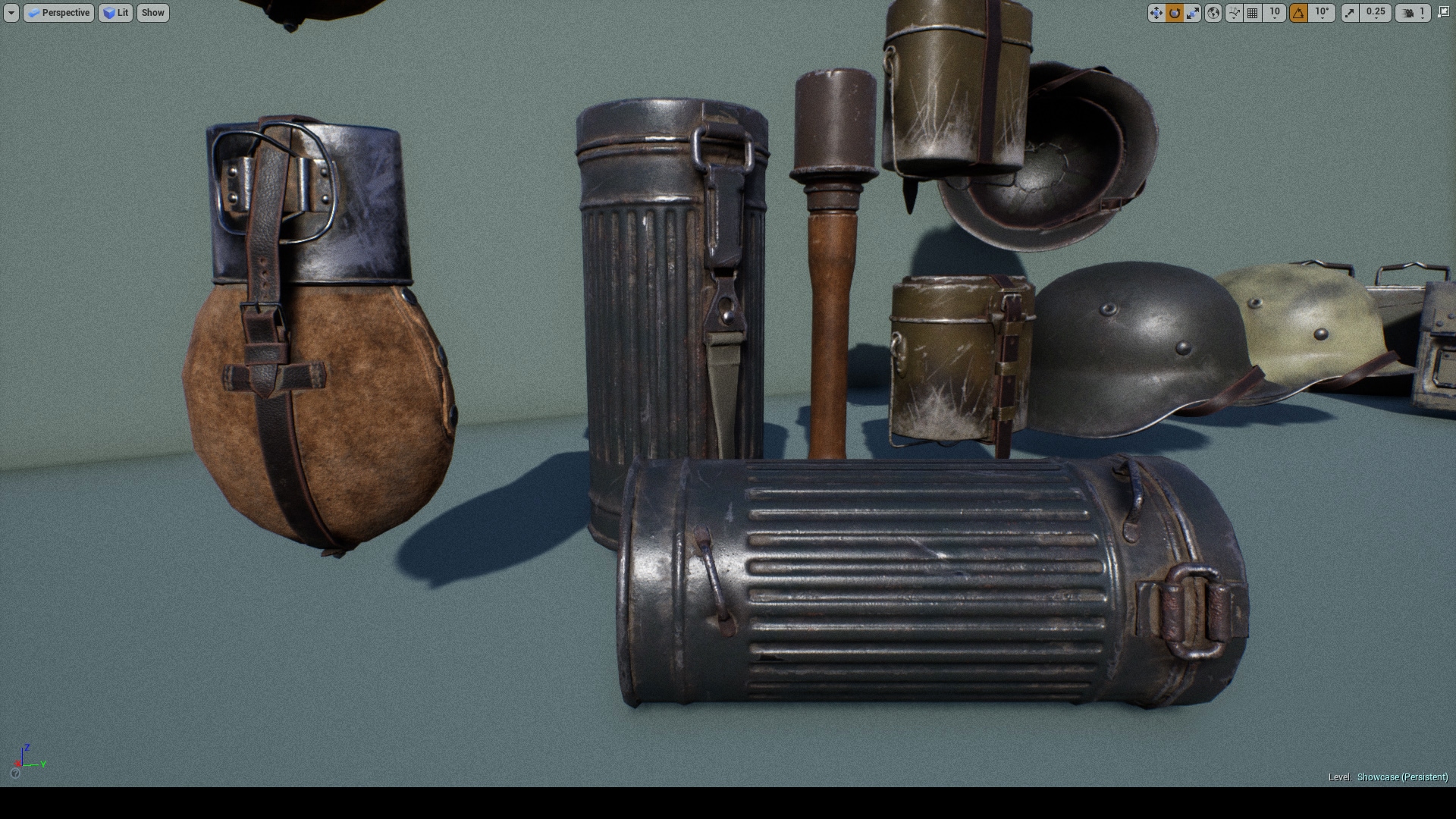 WWII German Equipment Set in Props - UE Marketplace