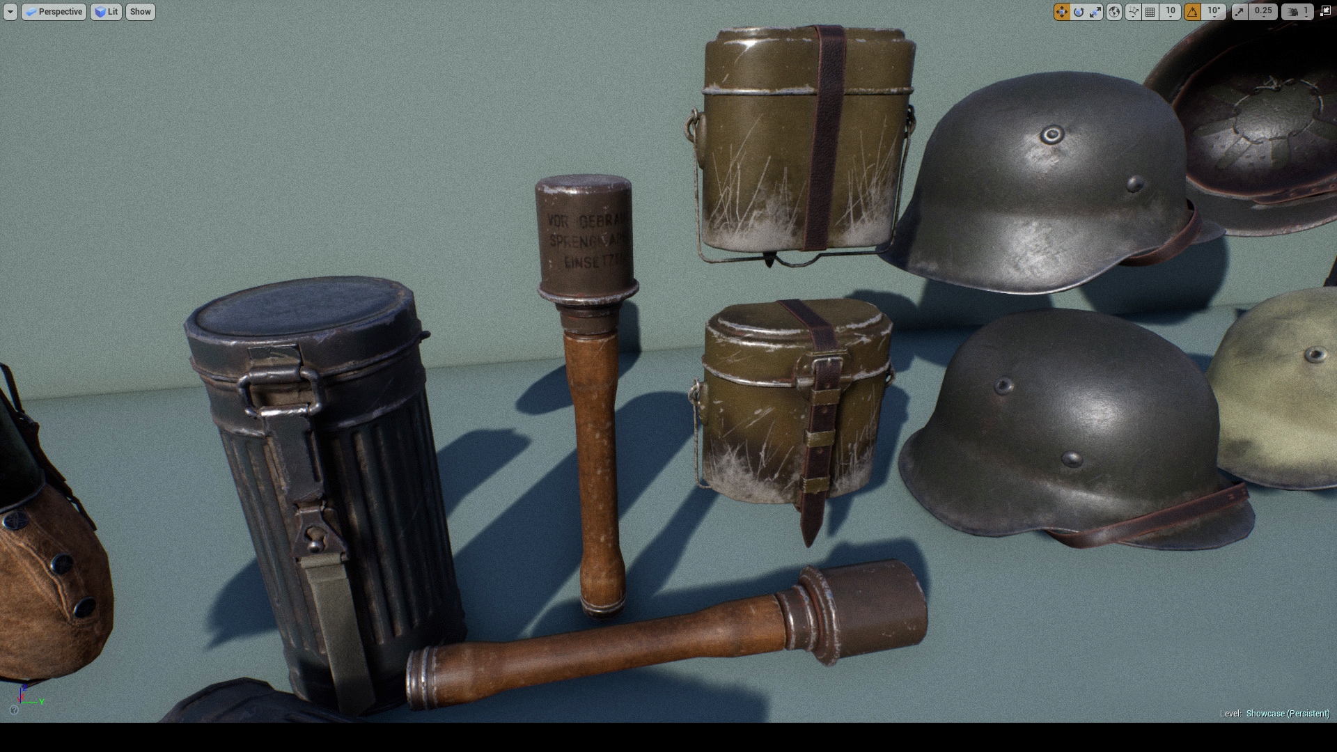 WWII German Equipment Set in Props - UE Marketplace