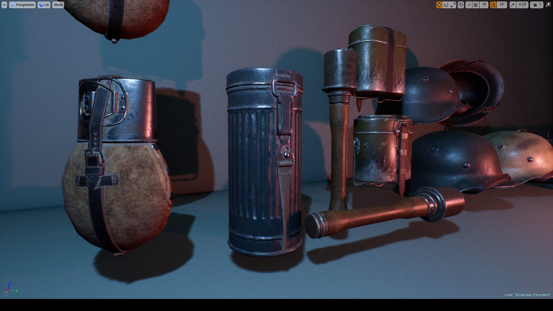 WWII German Equipment Set in Props - UE Marketplace