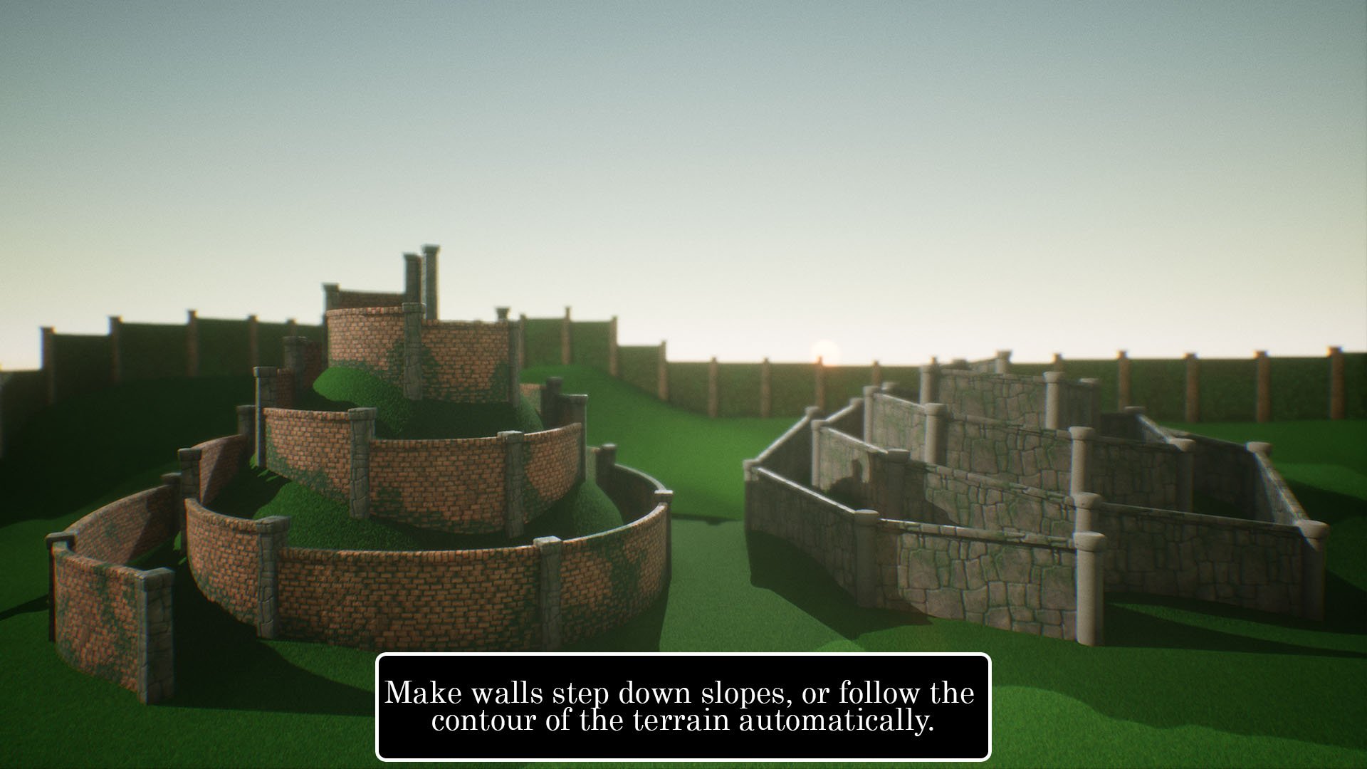 Procedural Spline Walls System