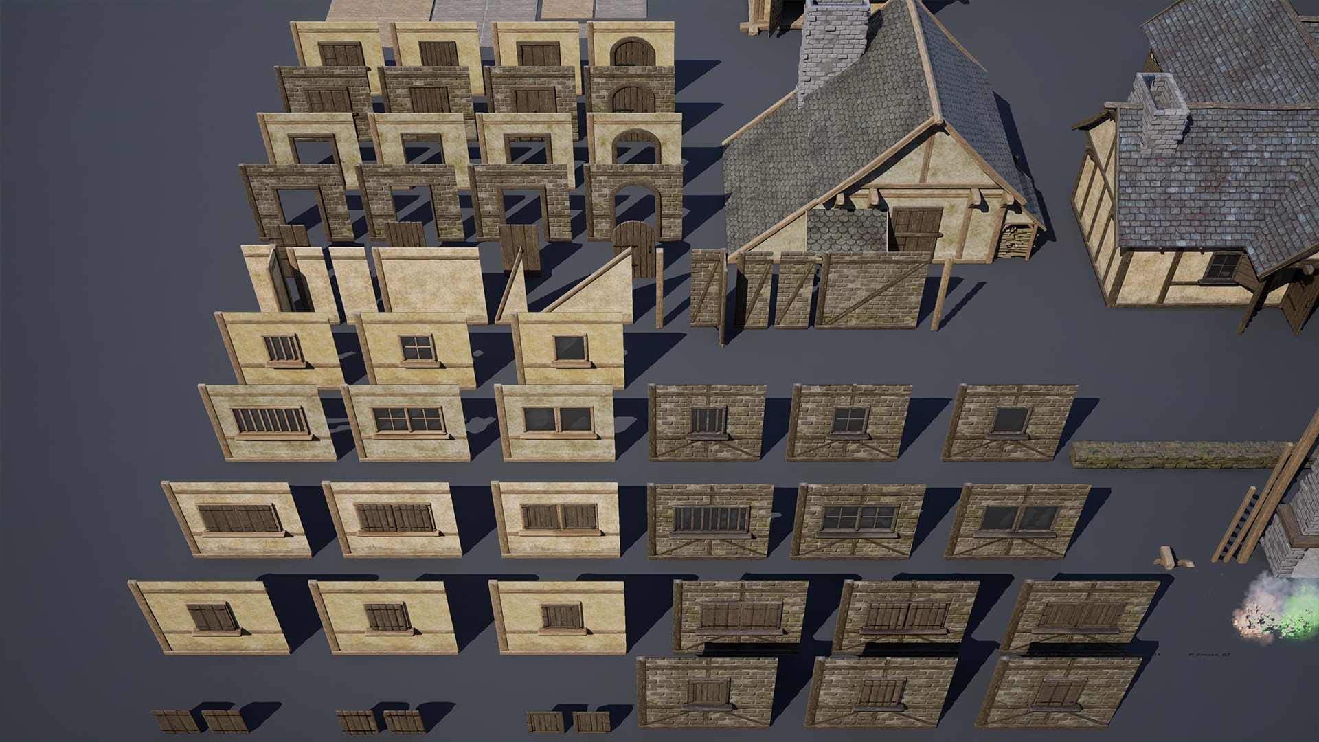 Modular Medieval Houses (With Interior and props) in Environments - UE ...