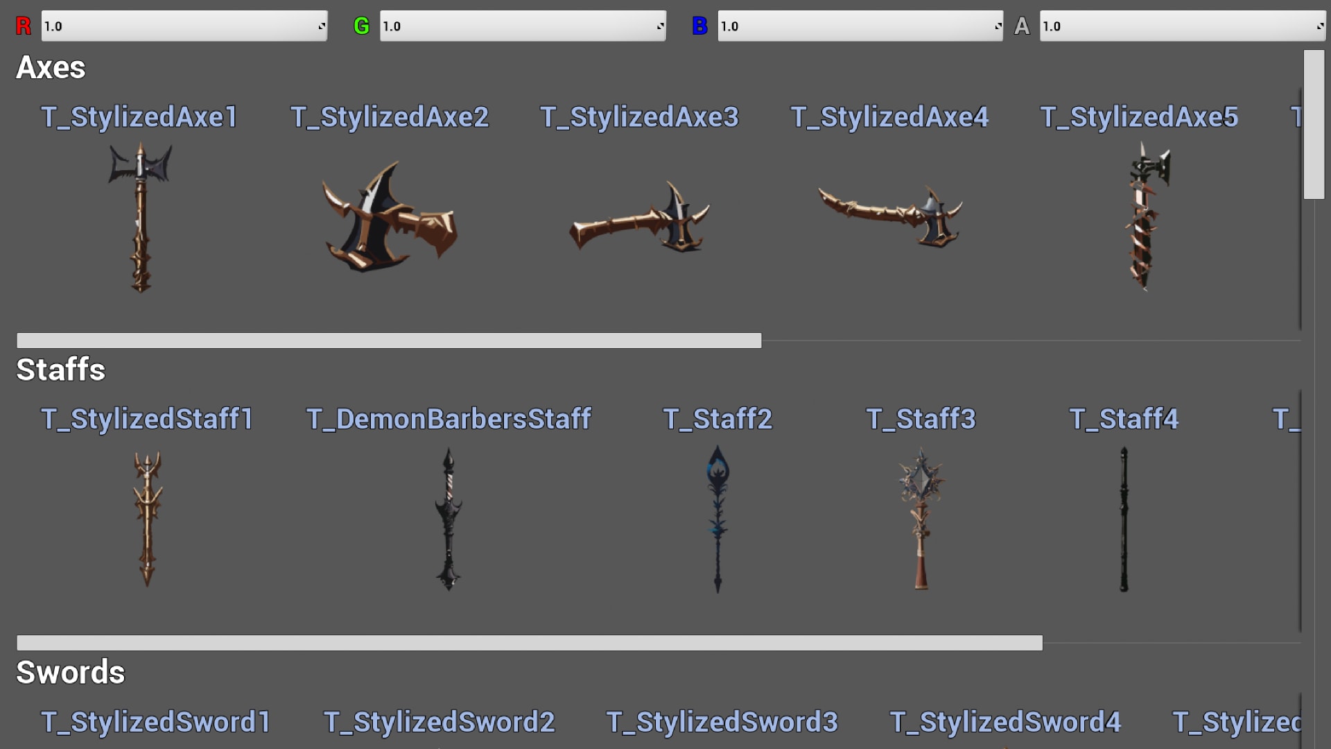 Fantasy Weapons Big Texture Pack In 2d Assets Ue Marketplace
