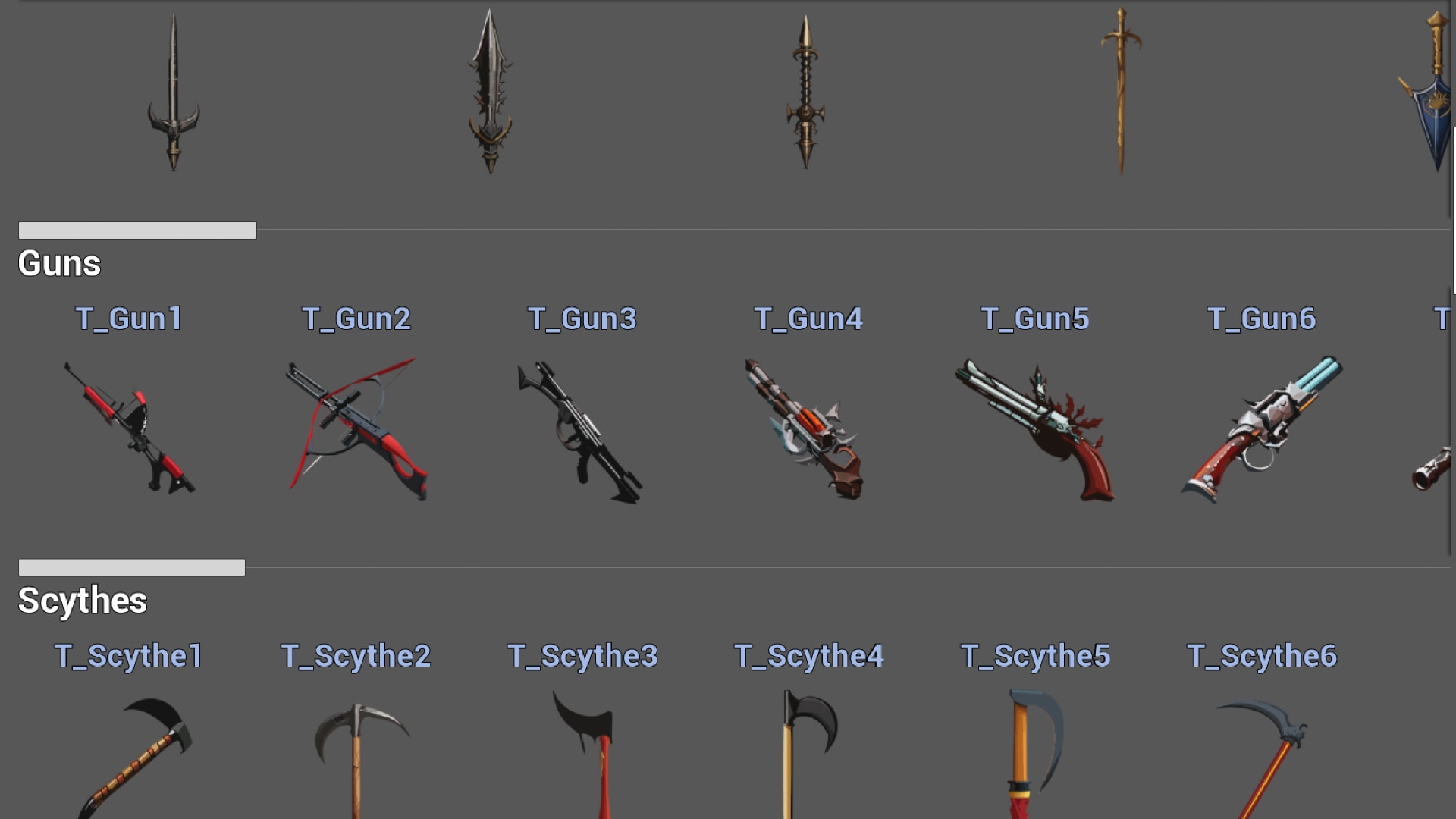 Fantasy Weapons Big Texture Pack In 2d Assets Ue Marketplace