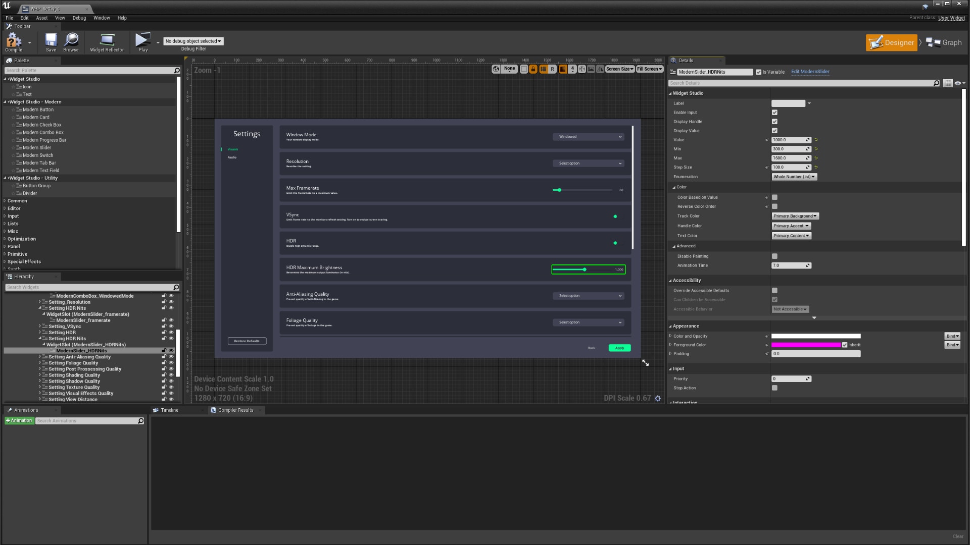 Widget Studio in Code Plugins - UE Marketplace