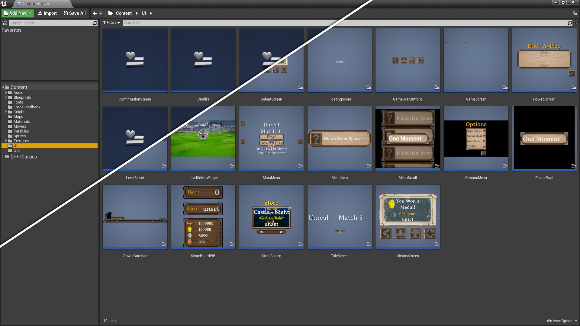 Widget Thumbnails Asset Cloud