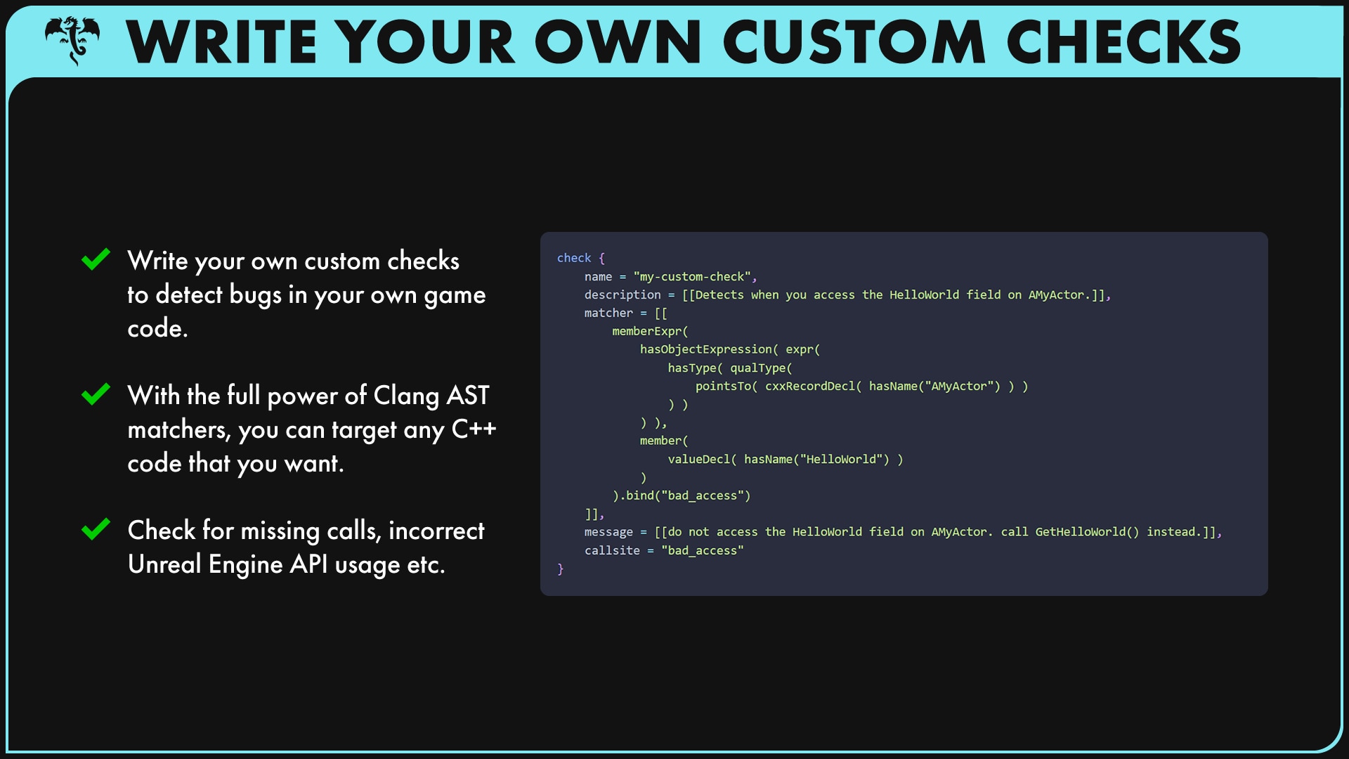 clang-tidy for Unreal Engine in Code Plugins - UE Marketplace