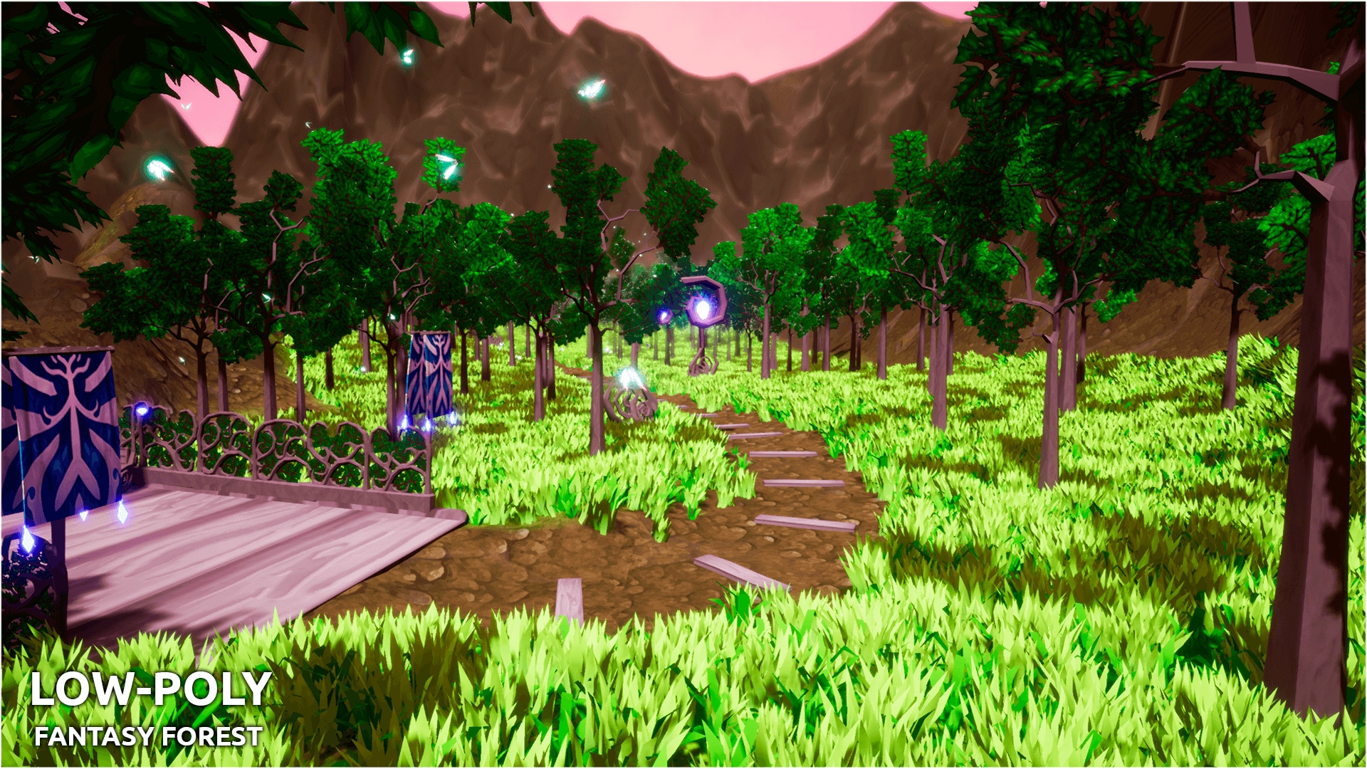 LOW-POLY - Fantasy Forest in Environments - UE Marketplace