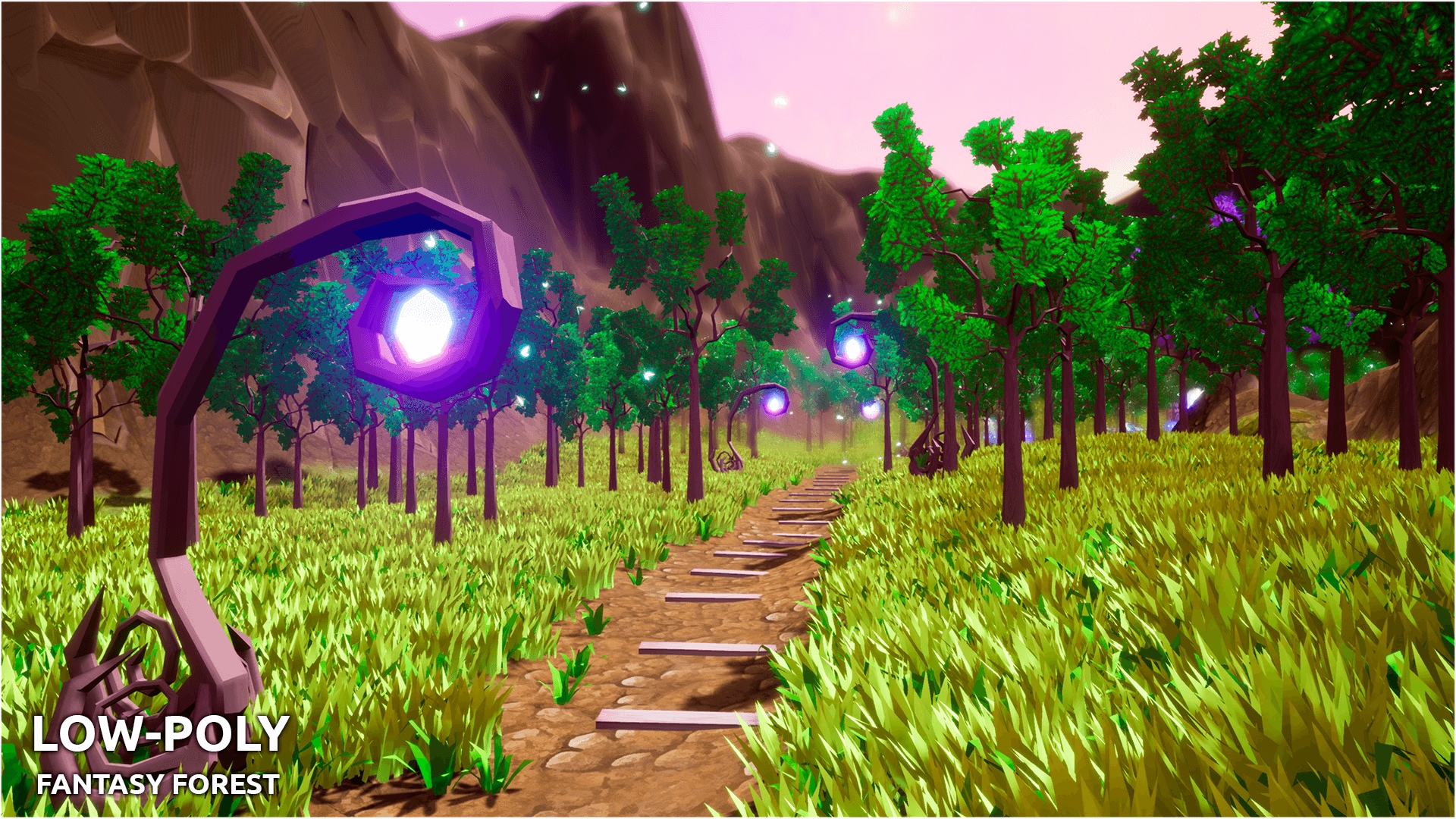 LOW-POLY - Fantasy Forest in Environments - UE Marketplace