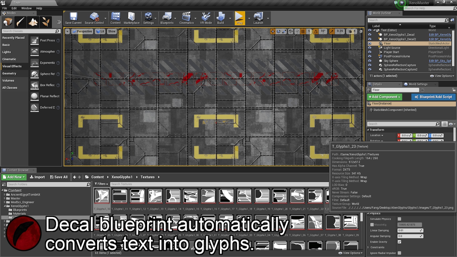Xeno Glyphs: Alien Alphabet UMG and Decal Series in 2D Assets - UE ...